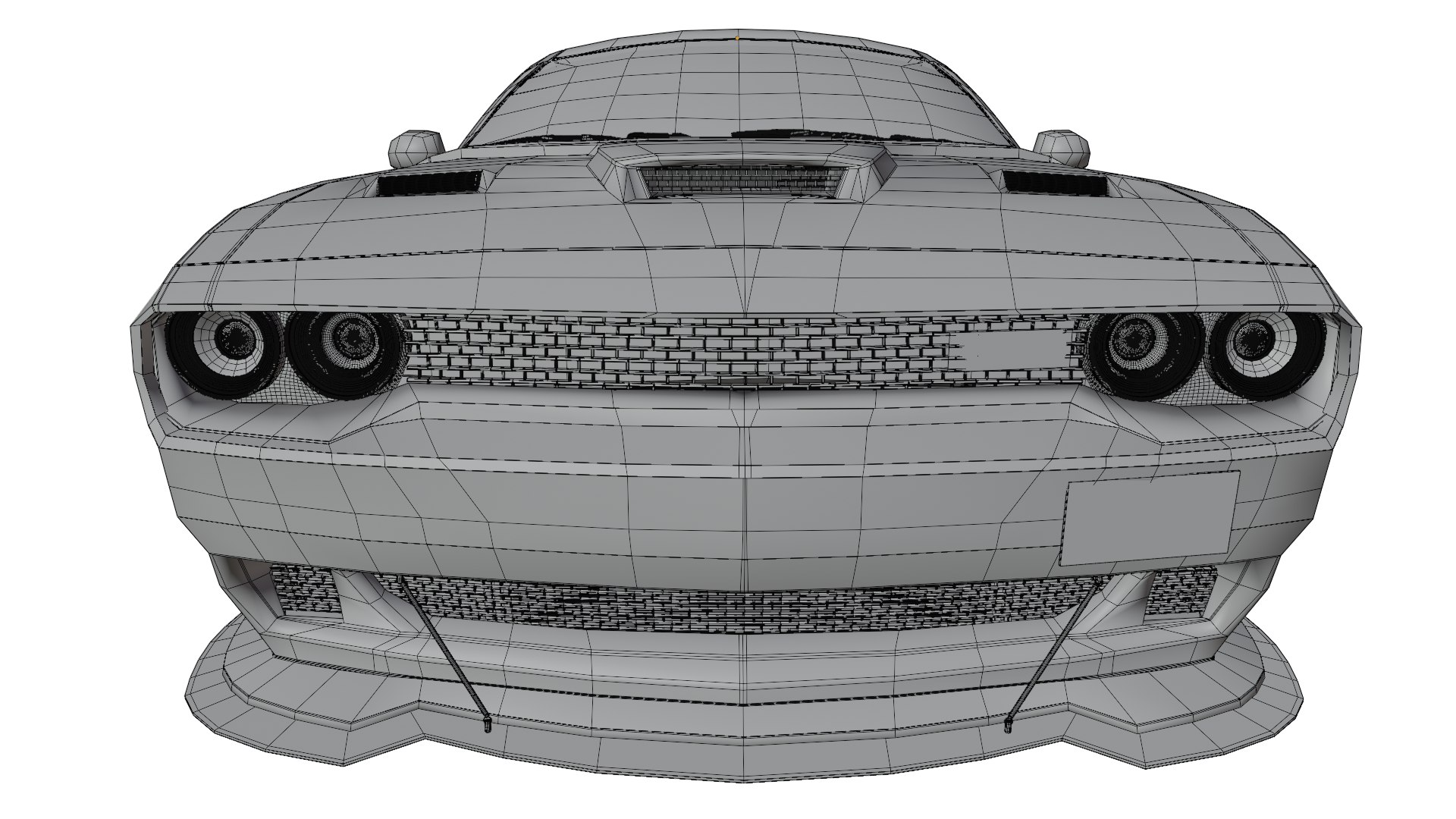 3D Model Dodge Challenger Demon - TurboSquid 2239932