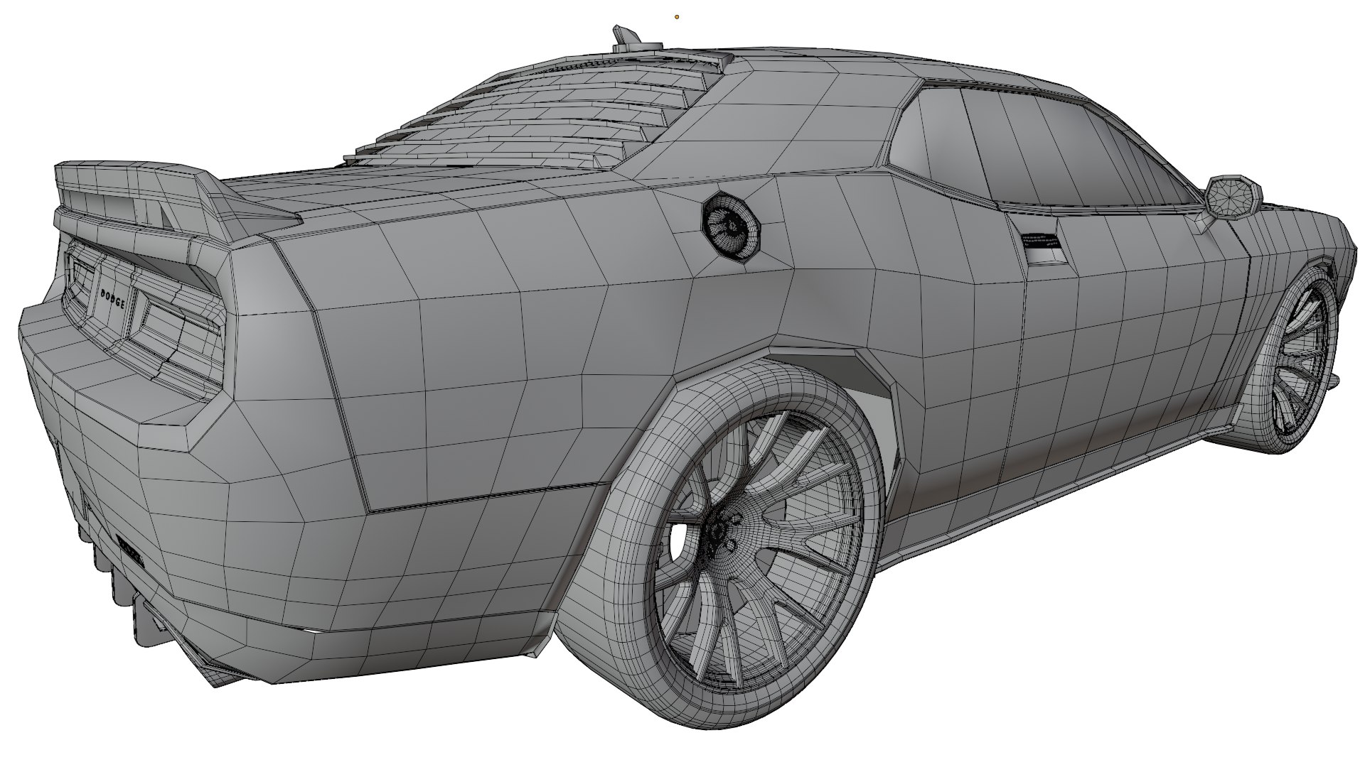 3D Model Dodge Challenger Demon - TurboSquid 2239932