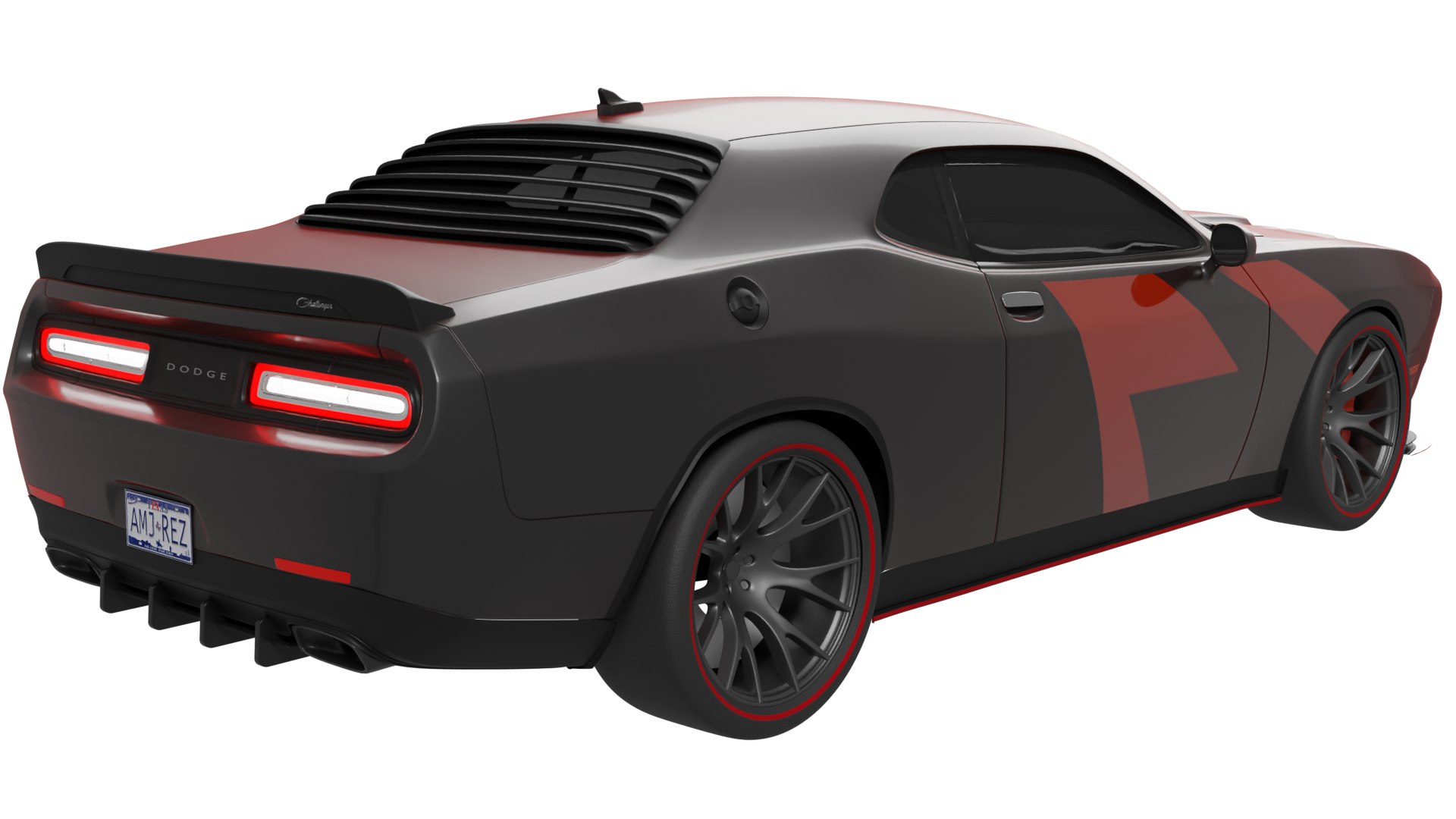 3D Model Dodge Challenger Demon - TurboSquid 2239932