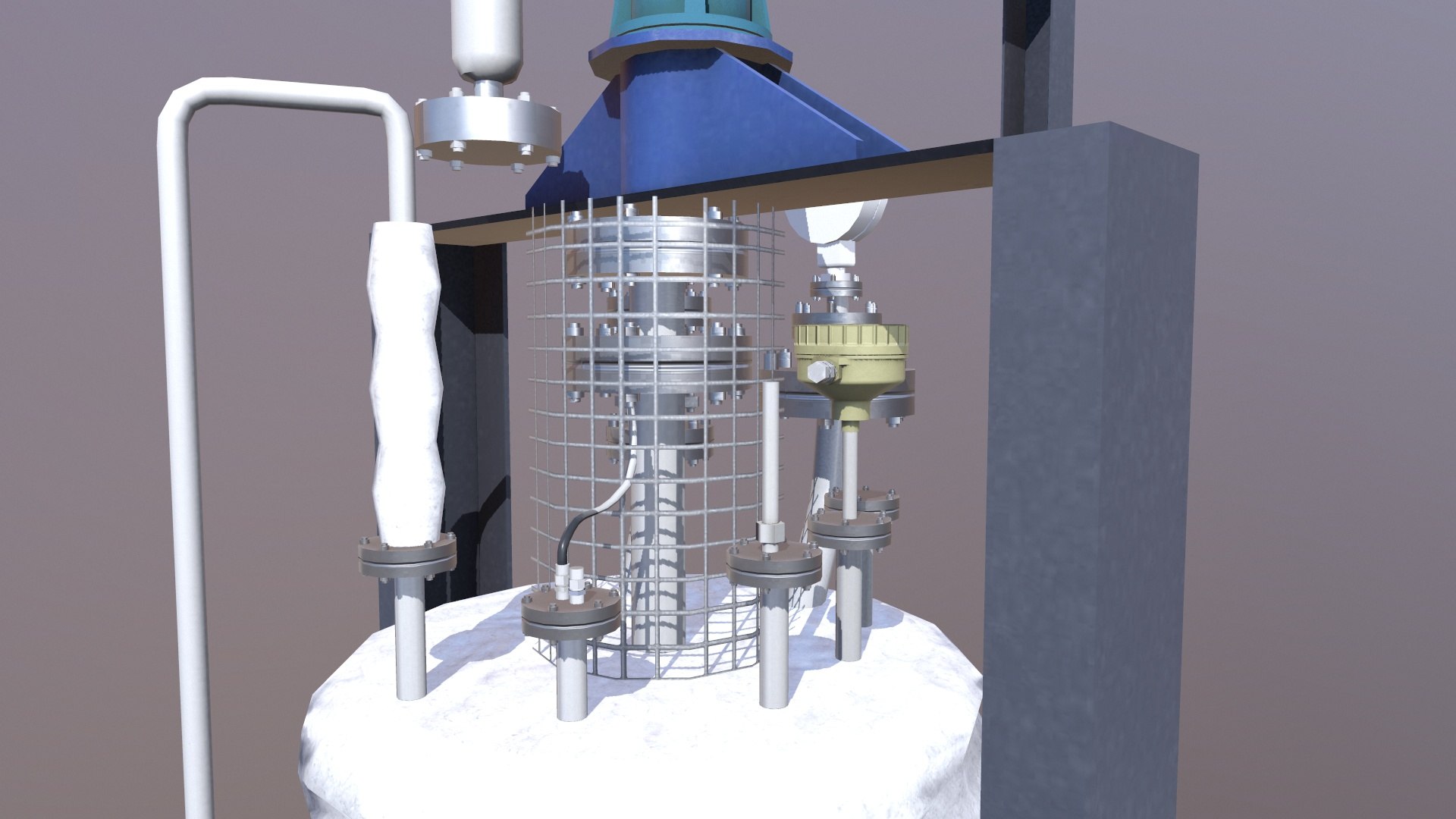 Reactor System Model - TurboSquid 2290554