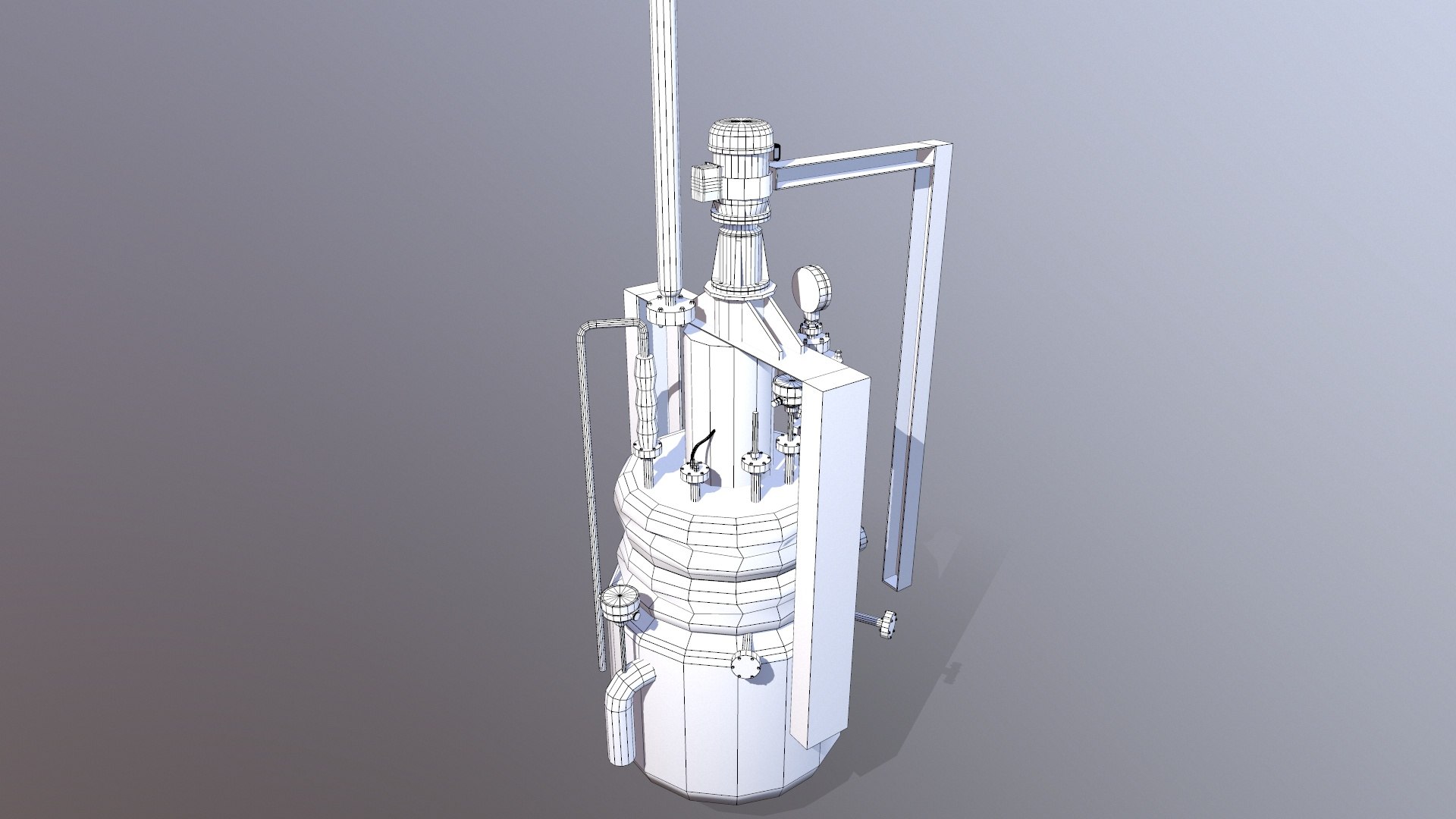 Reactor System Model - TurboSquid 2290554