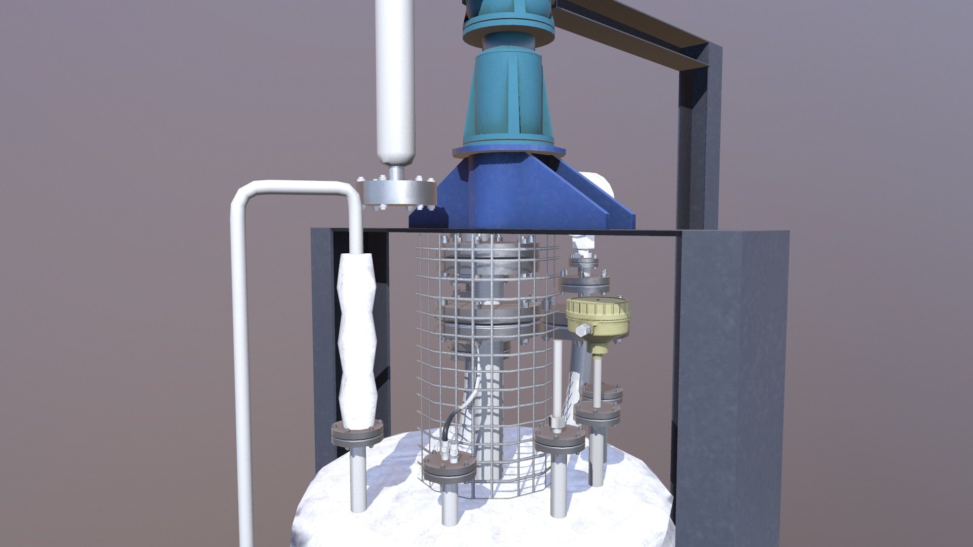 Reactor System Model - TurboSquid 2290554