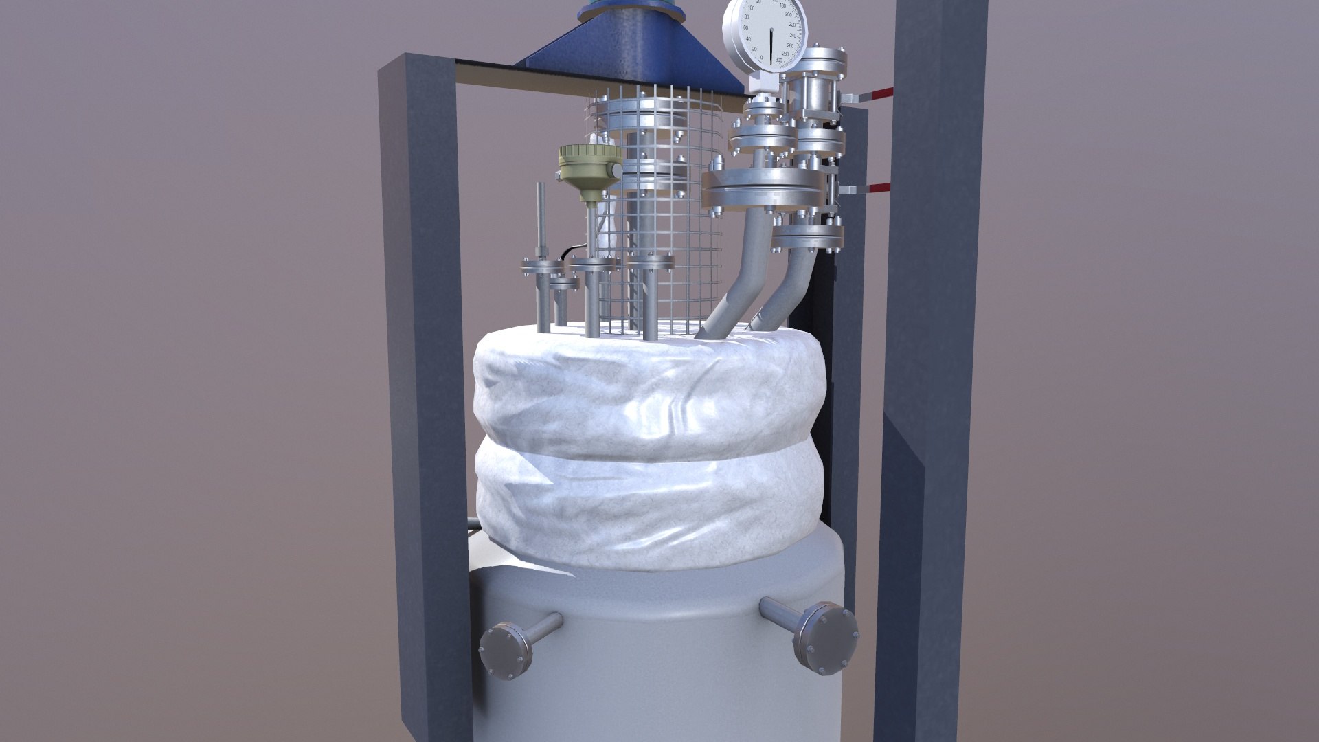 Reactor System Model - TurboSquid 2290554