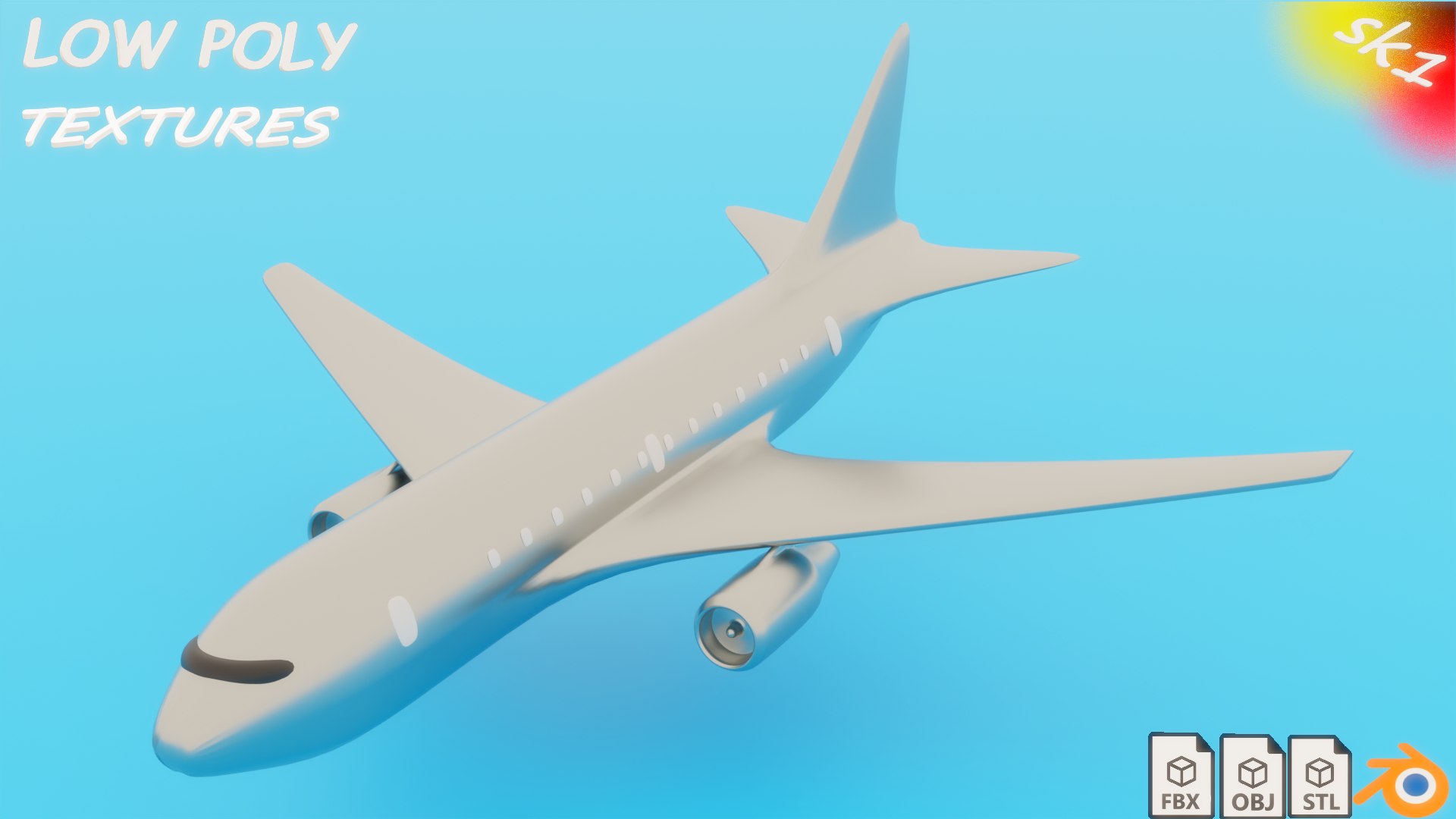 3d Plane Model Turbosquid 2176489 