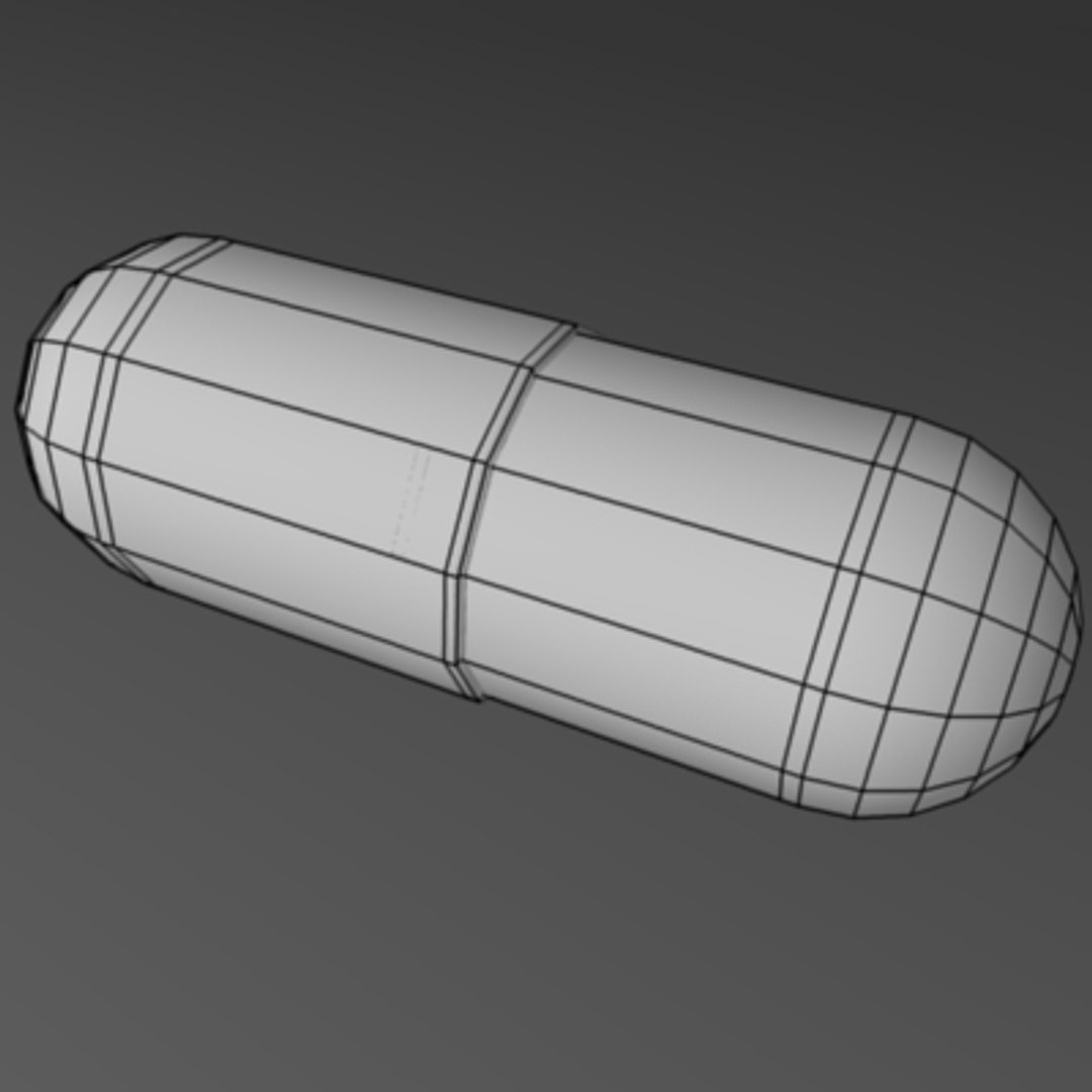 3d pill model