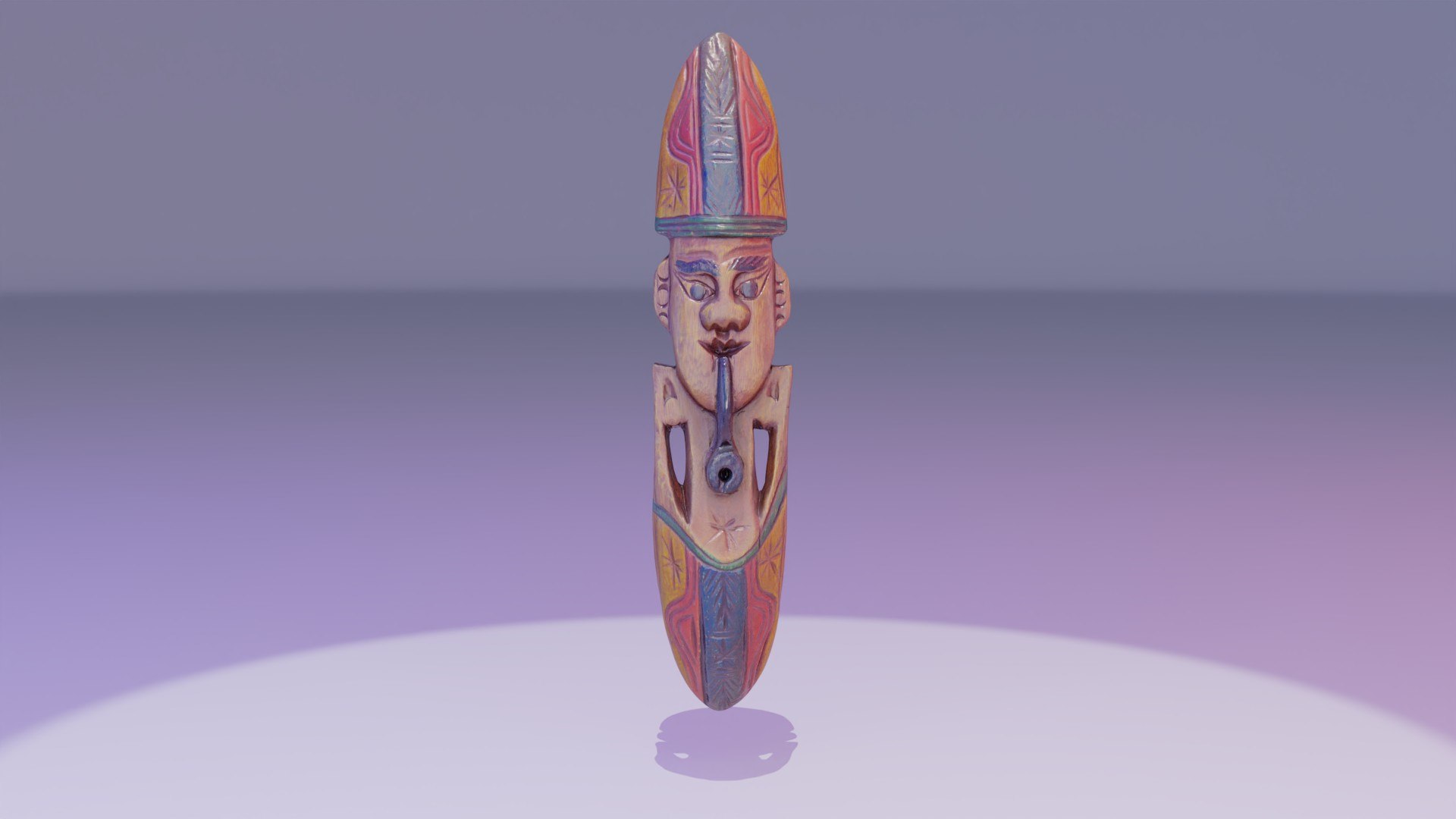 3D African Mask 08 Low-poly 3D Model - TurboSquid 1795476