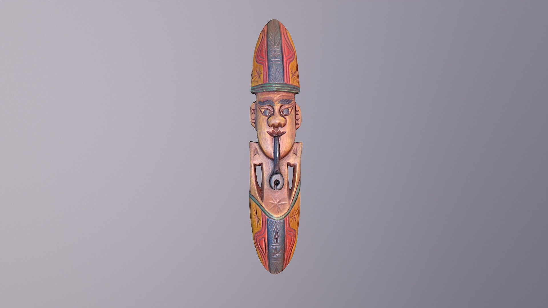 3D African Mask 08 Low-poly 3D Model - TurboSquid 1795476