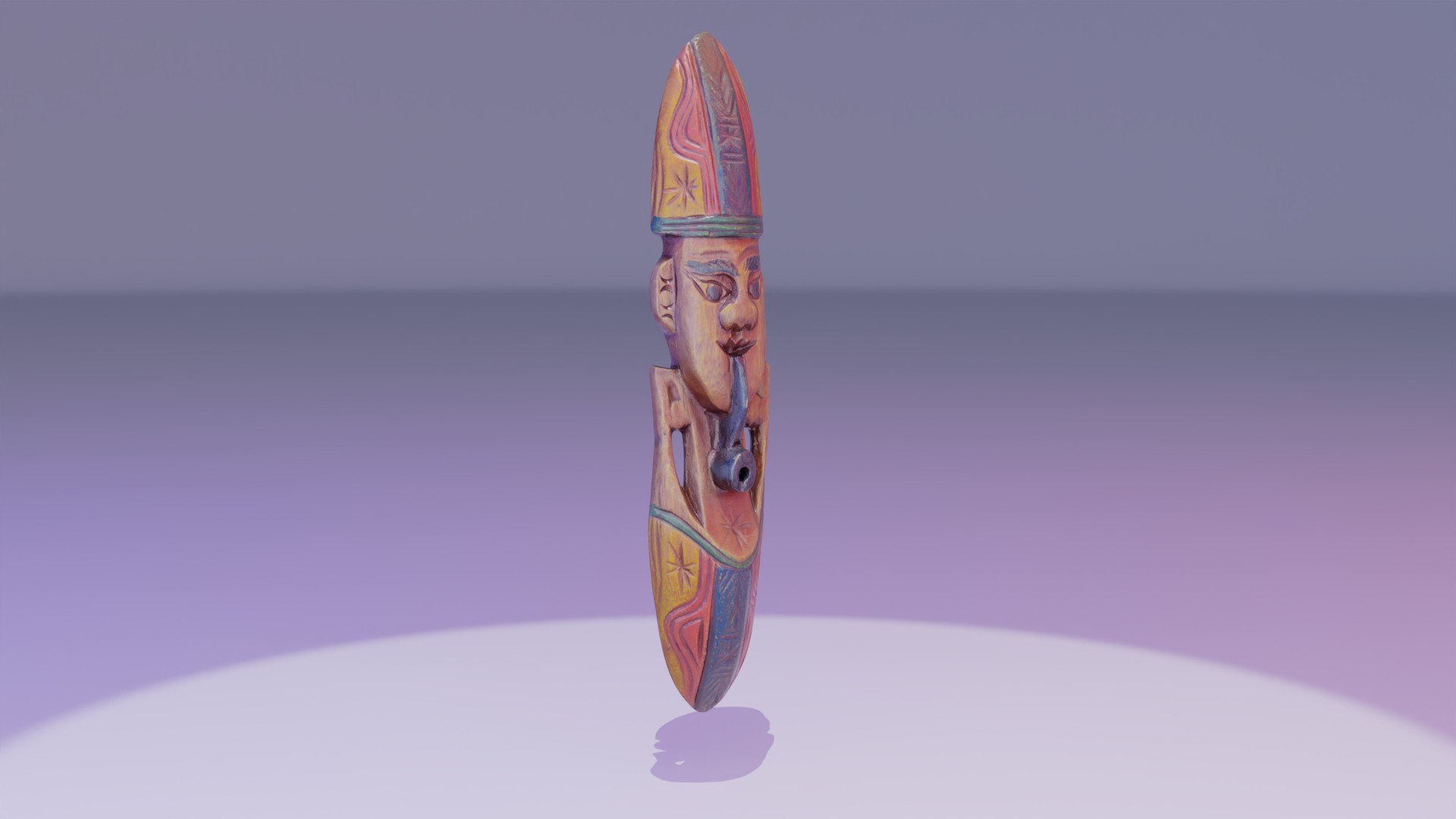 3D African Mask 08 Low-poly 3D Model - TurboSquid 1795476