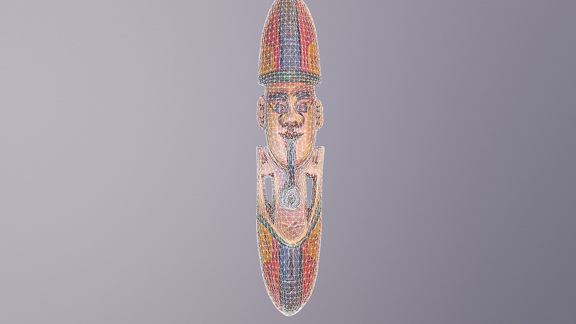 3D African Mask 08 Low-poly 3D Model - TurboSquid 1795476