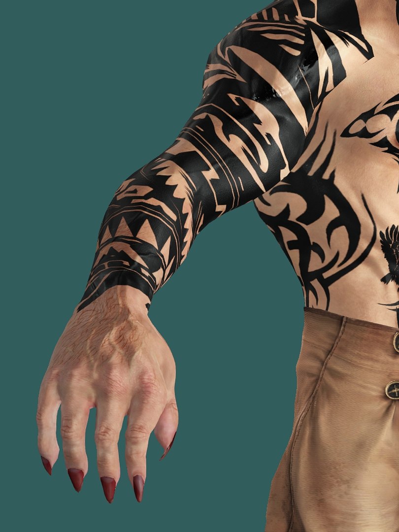 3D Realistic Rigged Monster Human Creatures Character 3D Model ...