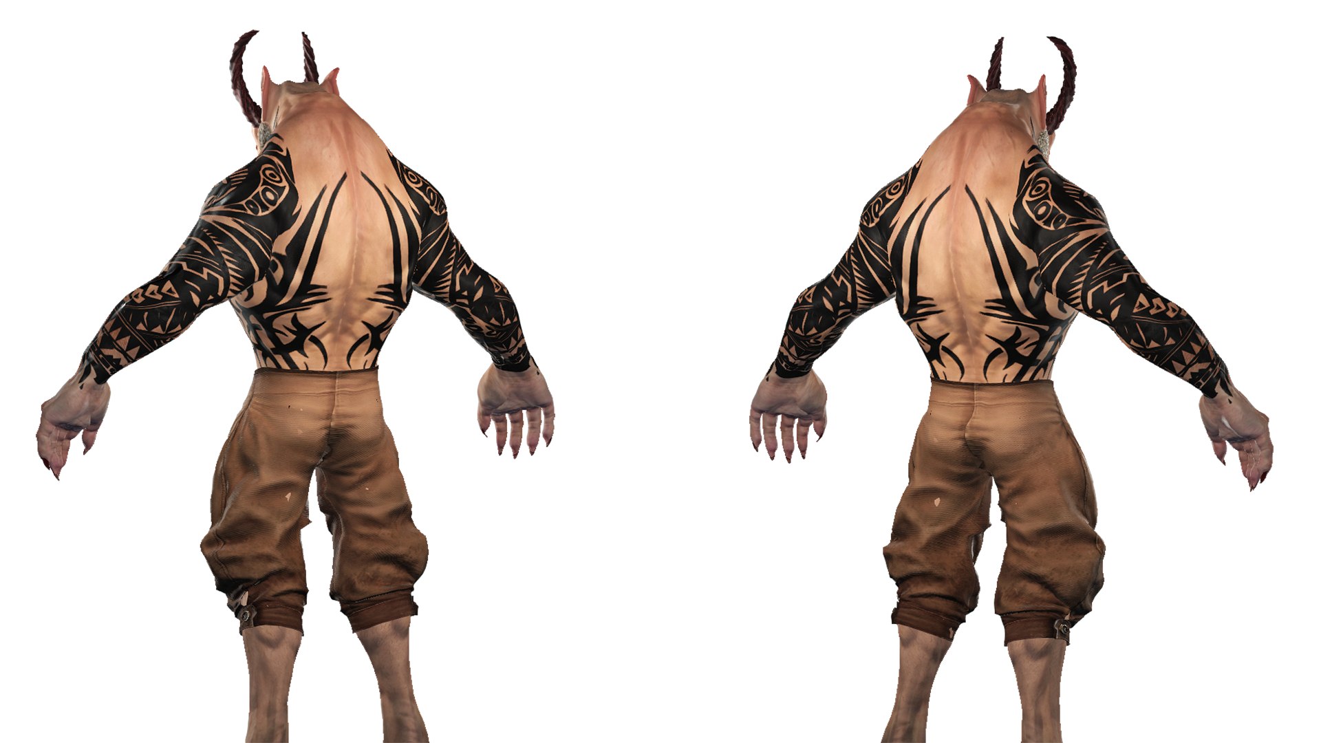3D Realistic Rigged Monster Human Creatures Character 3D Model ...