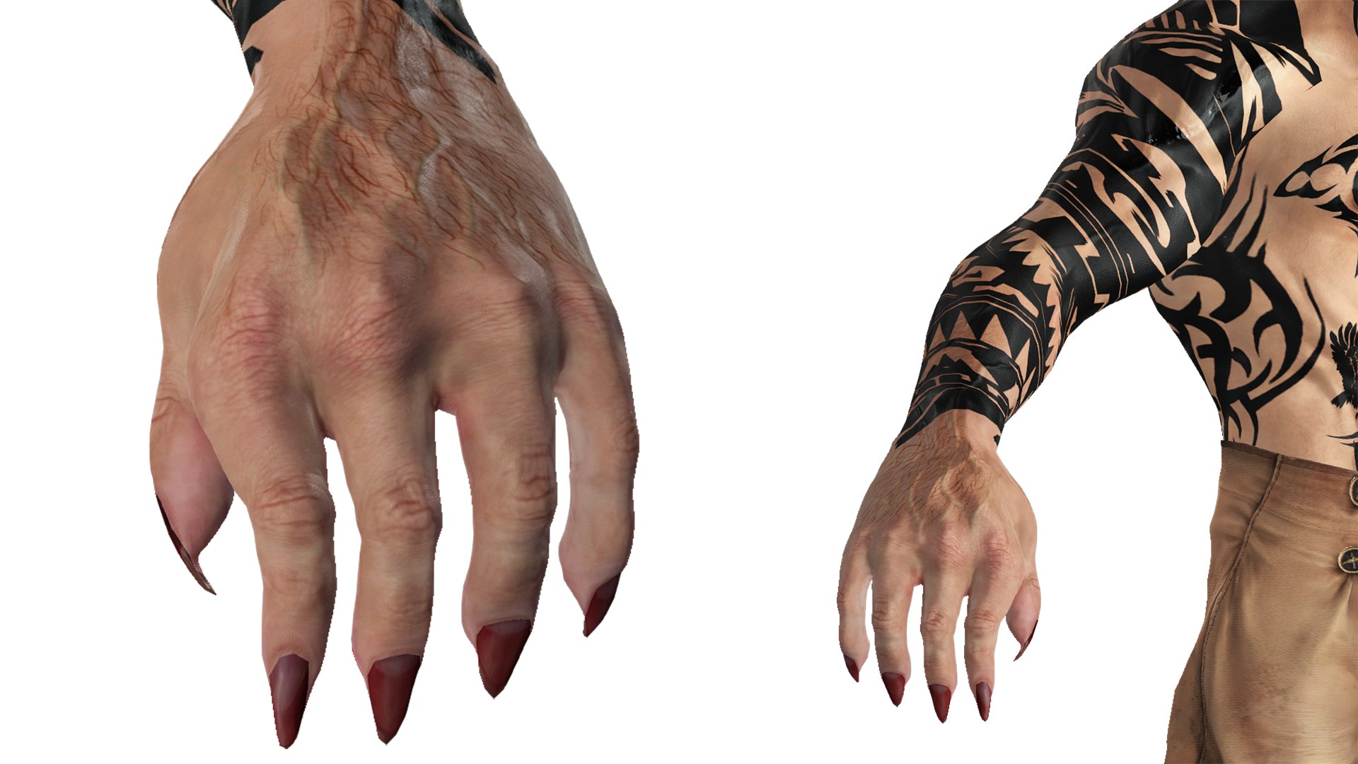 3D Realistic Rigged Monster Human Creatures Character 3D Model ...