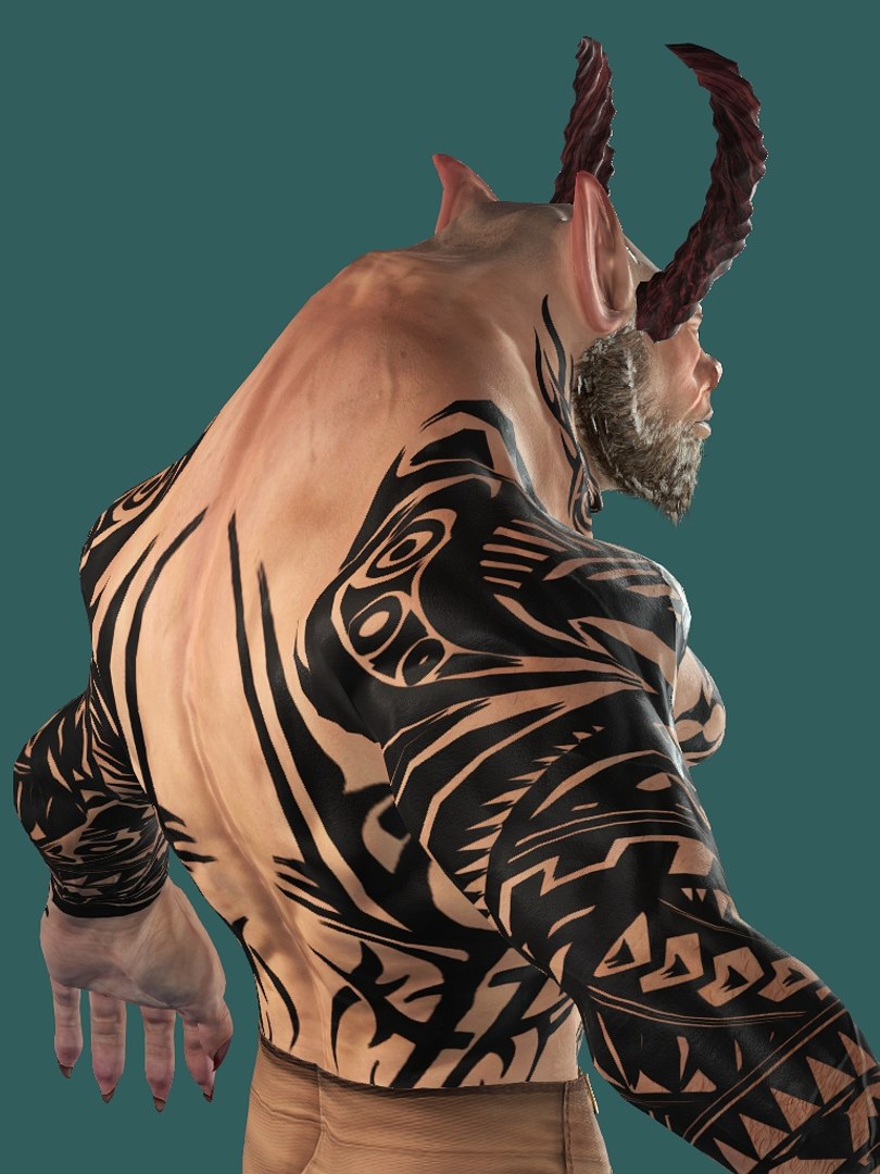 3D Realistic Rigged Monster Human Creatures Character 3D Model ...