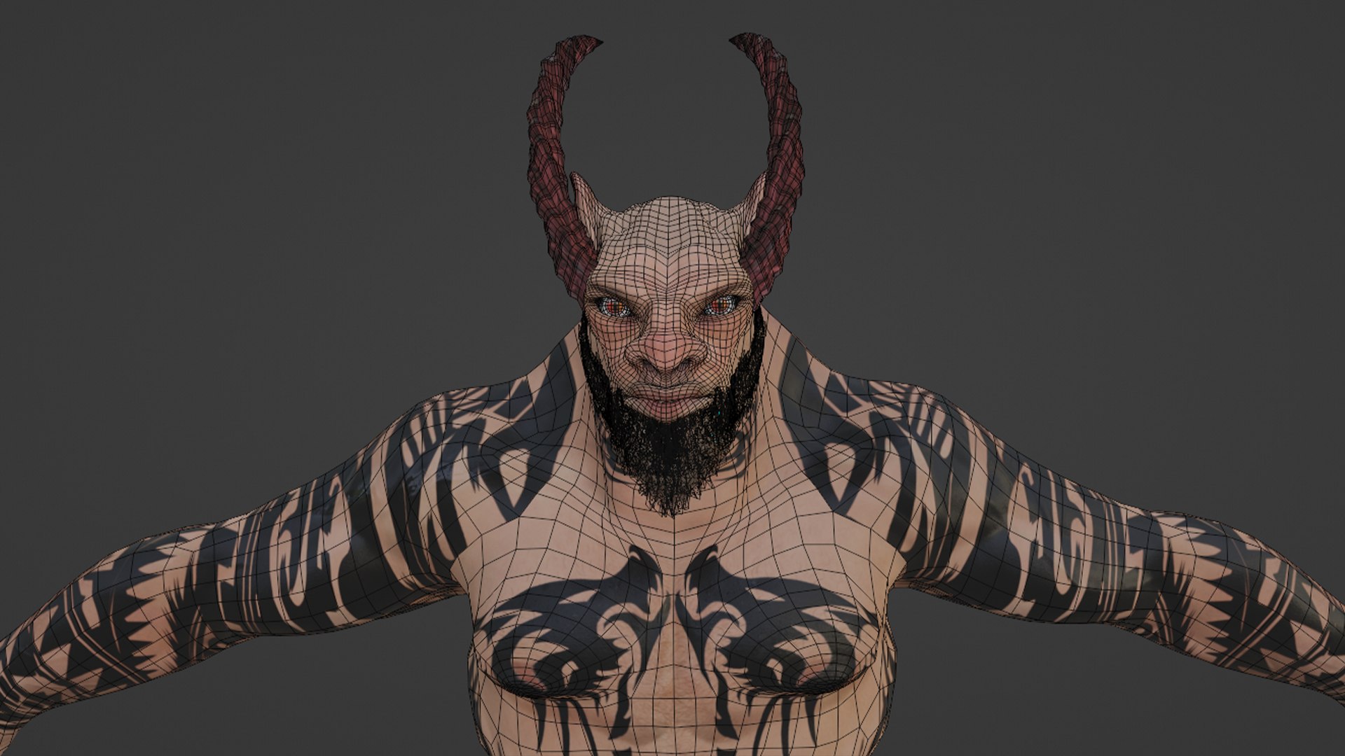 3D Realistic Rigged Monster Human Creatures Character 3D Model ...