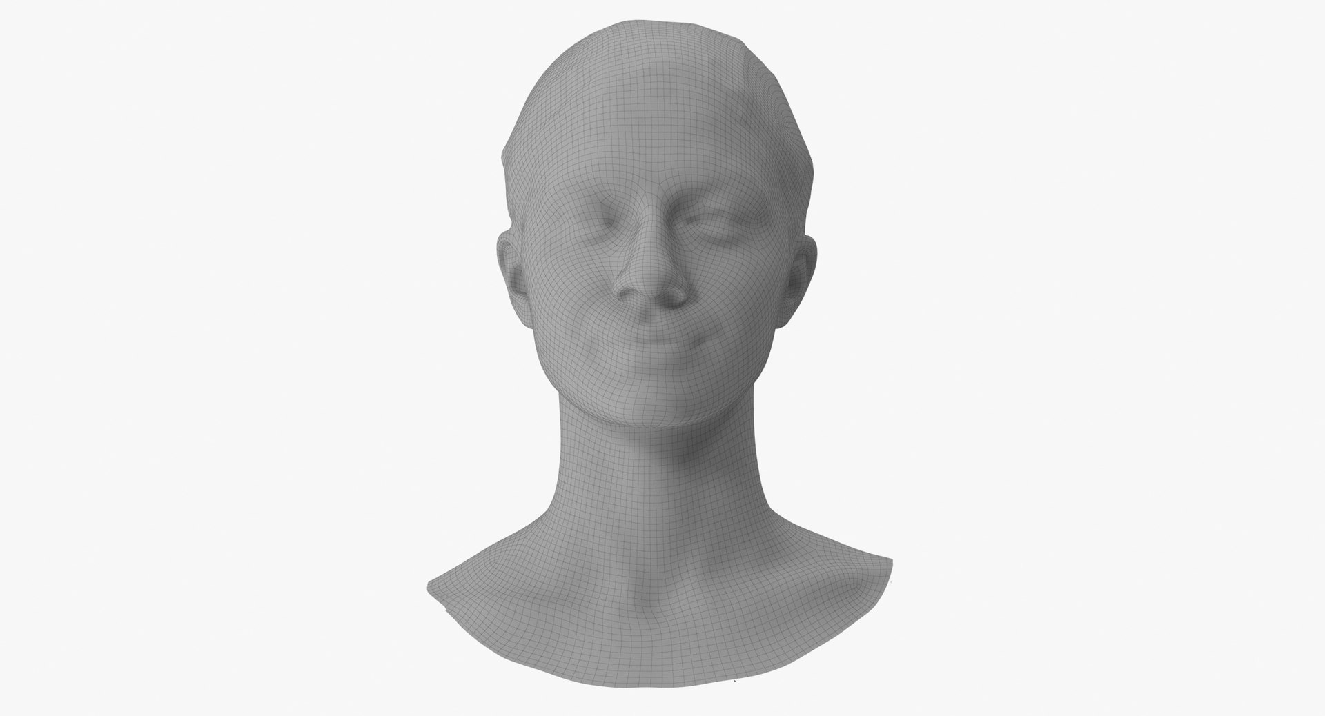 Penelope Human Head Dimpler AU14 Clean Scan 3D - TurboSquid 1767530
