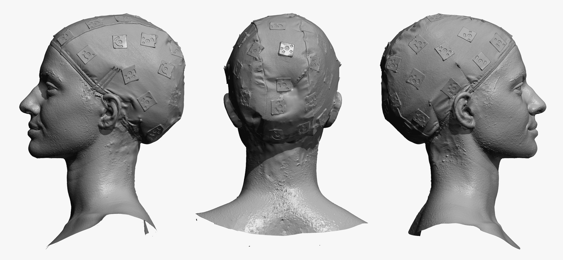 Penelope Human Head Dimpler AU14 Clean Scan 3D - TurboSquid 1767530