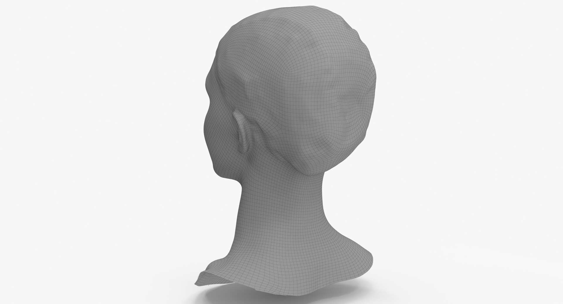 Penelope Human Head Dimpler AU14 Clean Scan 3D - TurboSquid 1767530