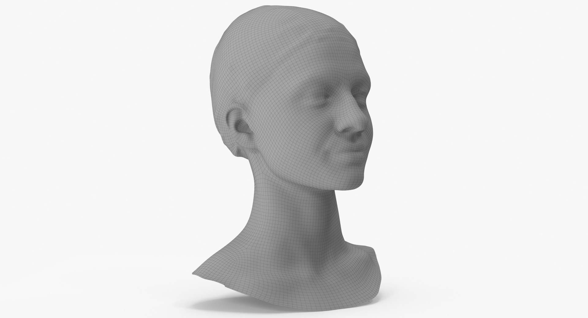 Penelope Human Head Dimpler AU14 Clean Scan 3D - TurboSquid 1767530