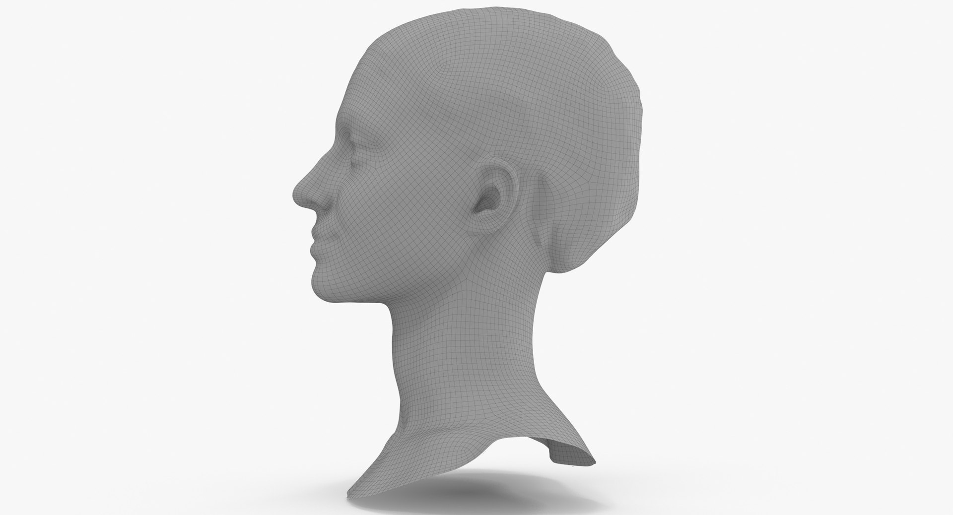 Penelope Human Head Dimpler AU14 Clean Scan 3D - TurboSquid 1767530