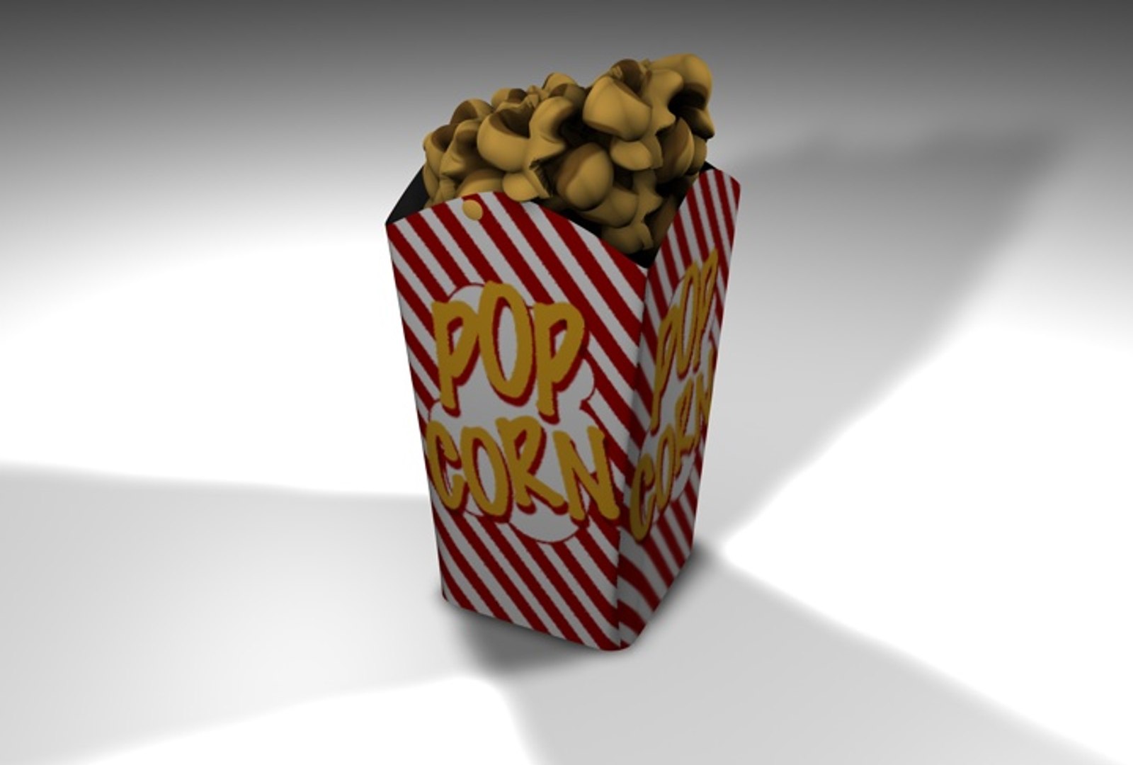 3ds Max Pop Corn Popcorn