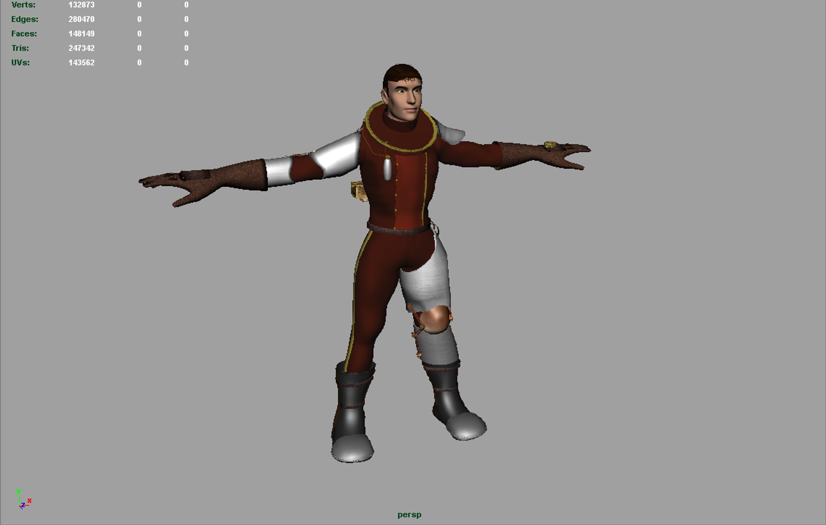 Steampunk Deep Sea Diver 3d Model