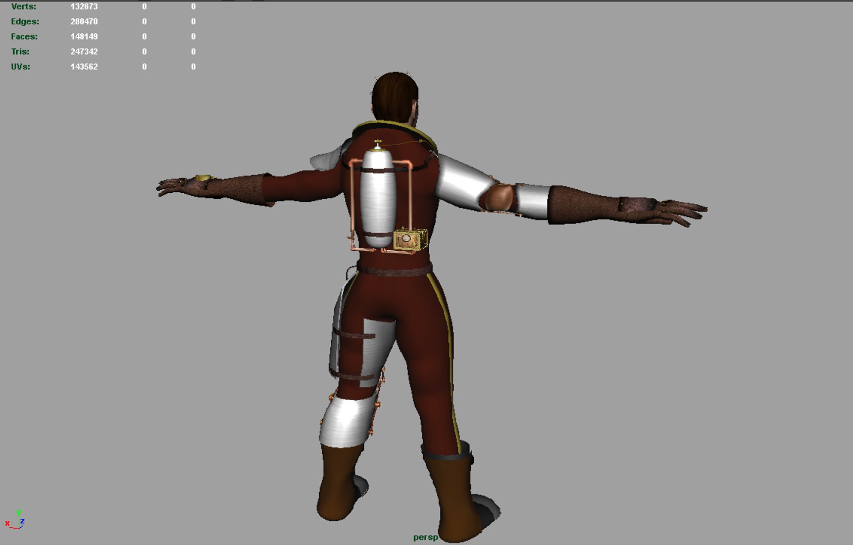 Steampunk Deep Sea Diver 3d Model