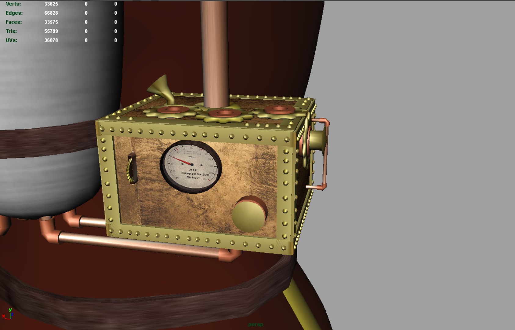 Steampunk Deep Sea Diver 3d Model