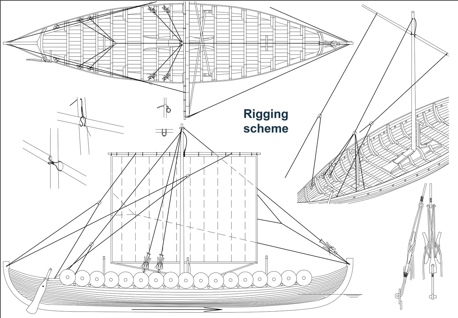 3D Drakkar Viking Ship Print Model - TurboSquid 1891091