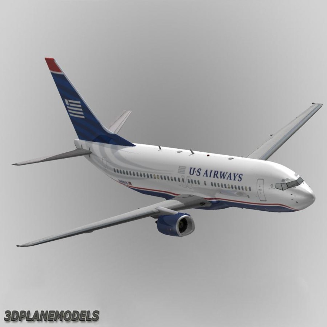 B737-400 Airways 3d Model