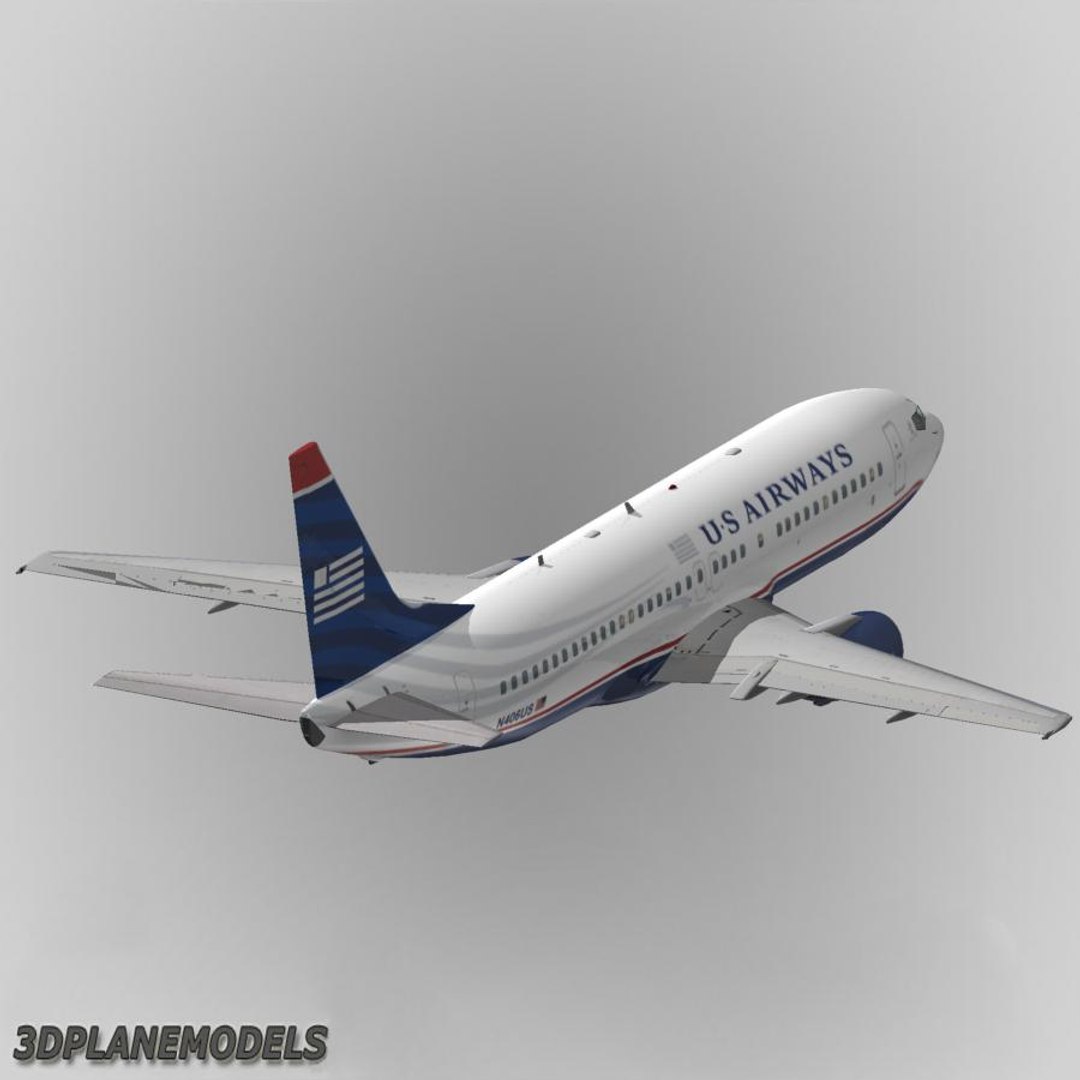 B737-400 Airways 3d Model
