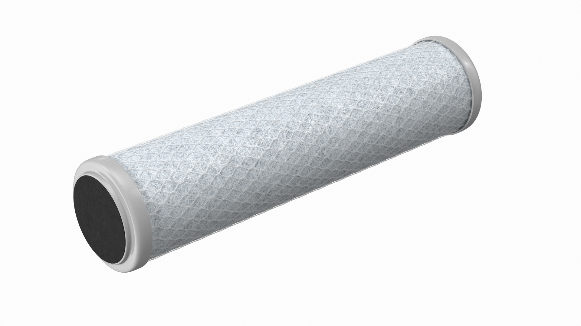 Universal 10 Inch Carbon Block Water Filter Cartridge 3D Model ...