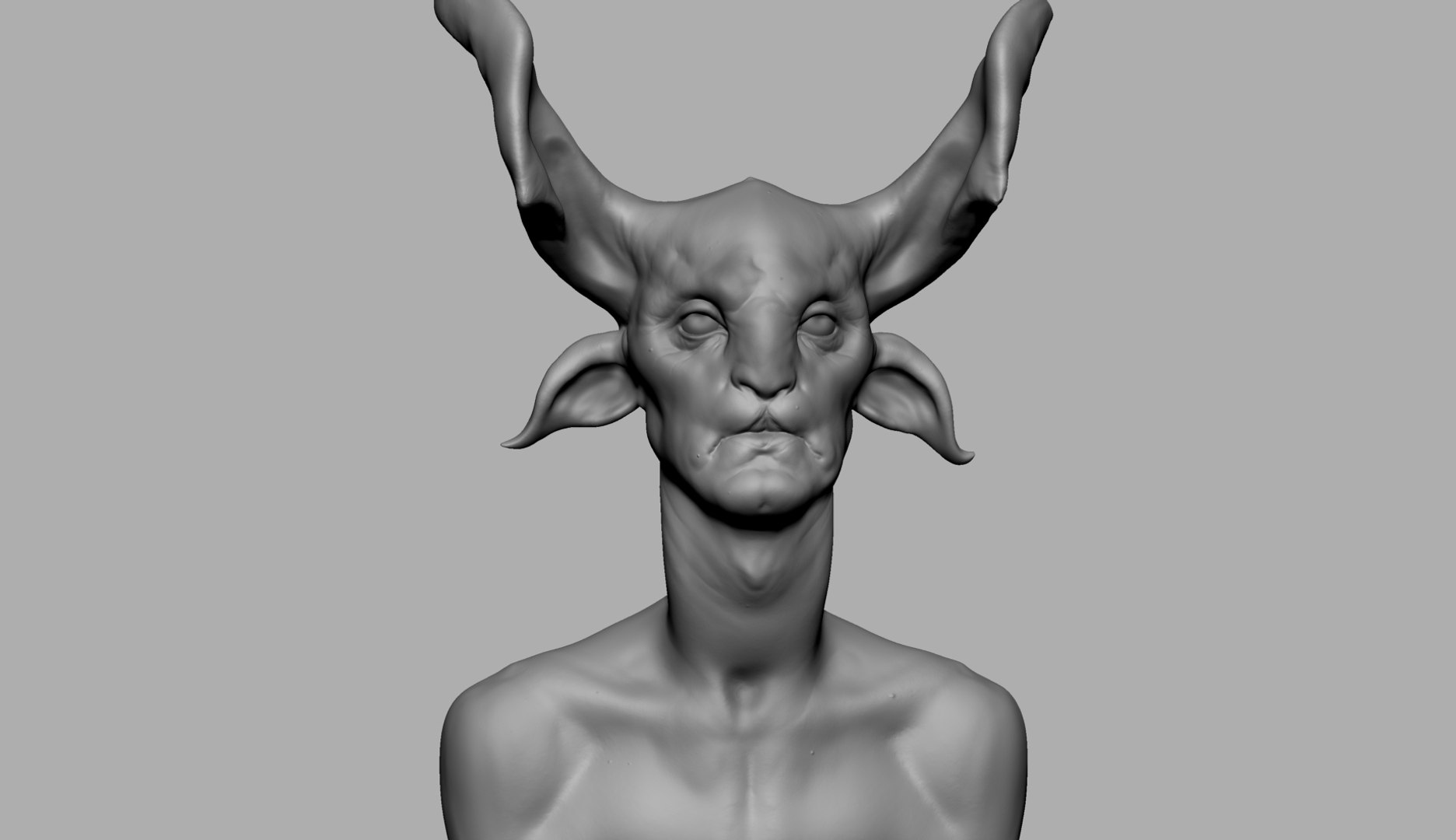3D Fantasy Creature Head - TurboSquid 1486400