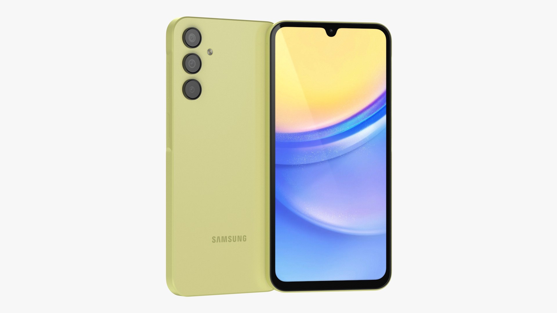 Samsung Galaxy A15 5G Yellow 3D model - TurboSquid 2167018