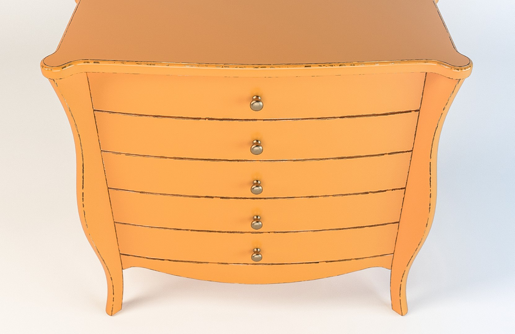 3D model commode orange - TurboSquid 1266167