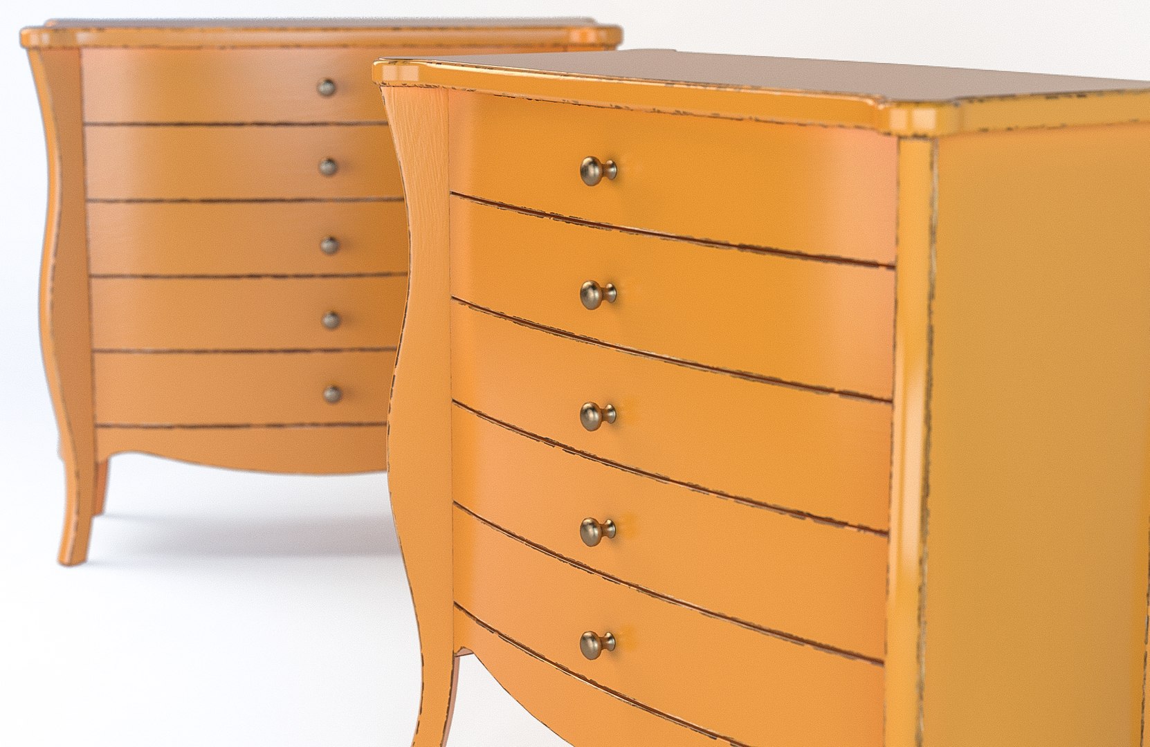 3D model commode orange - TurboSquid 1266167