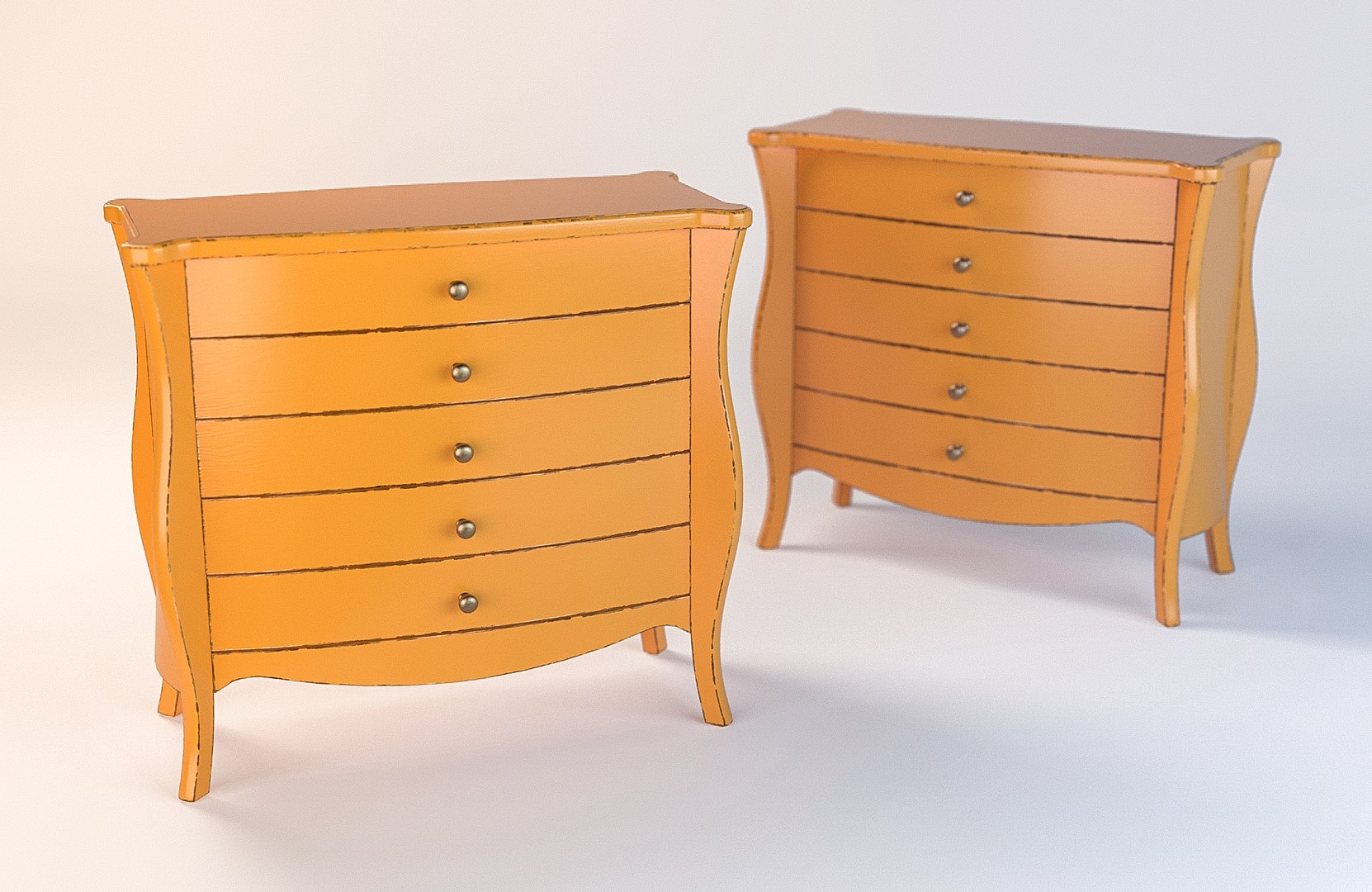 3D model commode orange - TurboSquid 1266167