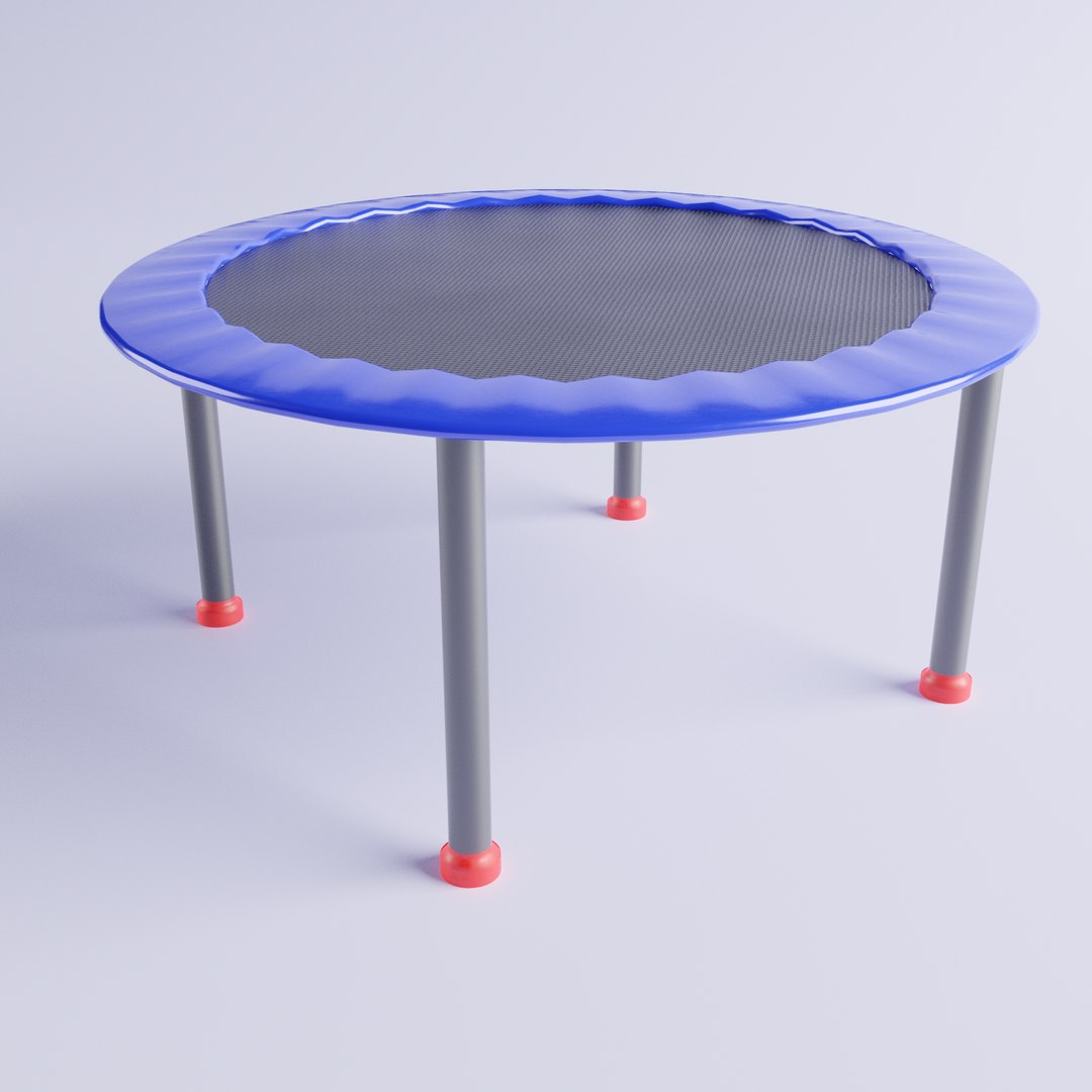 Trampoline Low Poly - Color Adjustable model - TurboSquid 1750919
