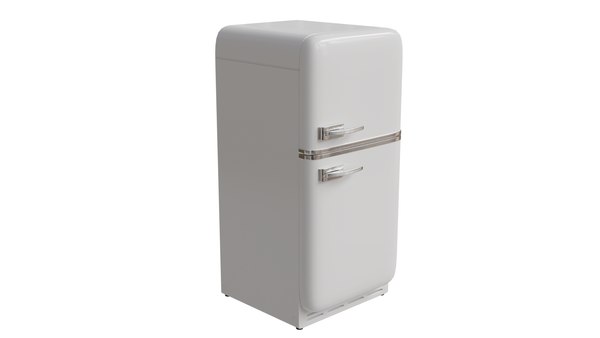 modelo 3d Retro Fridge - TurboSquid 1975294