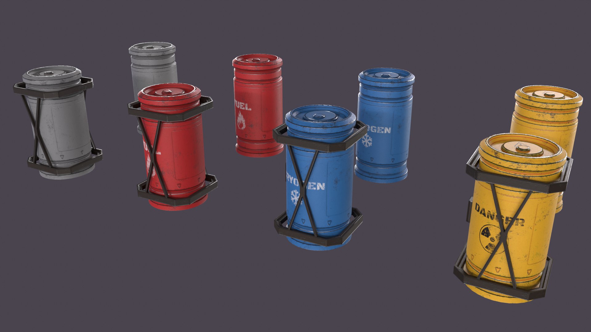 Sci-fi Barrel 3D Model - TurboSquid 2082808