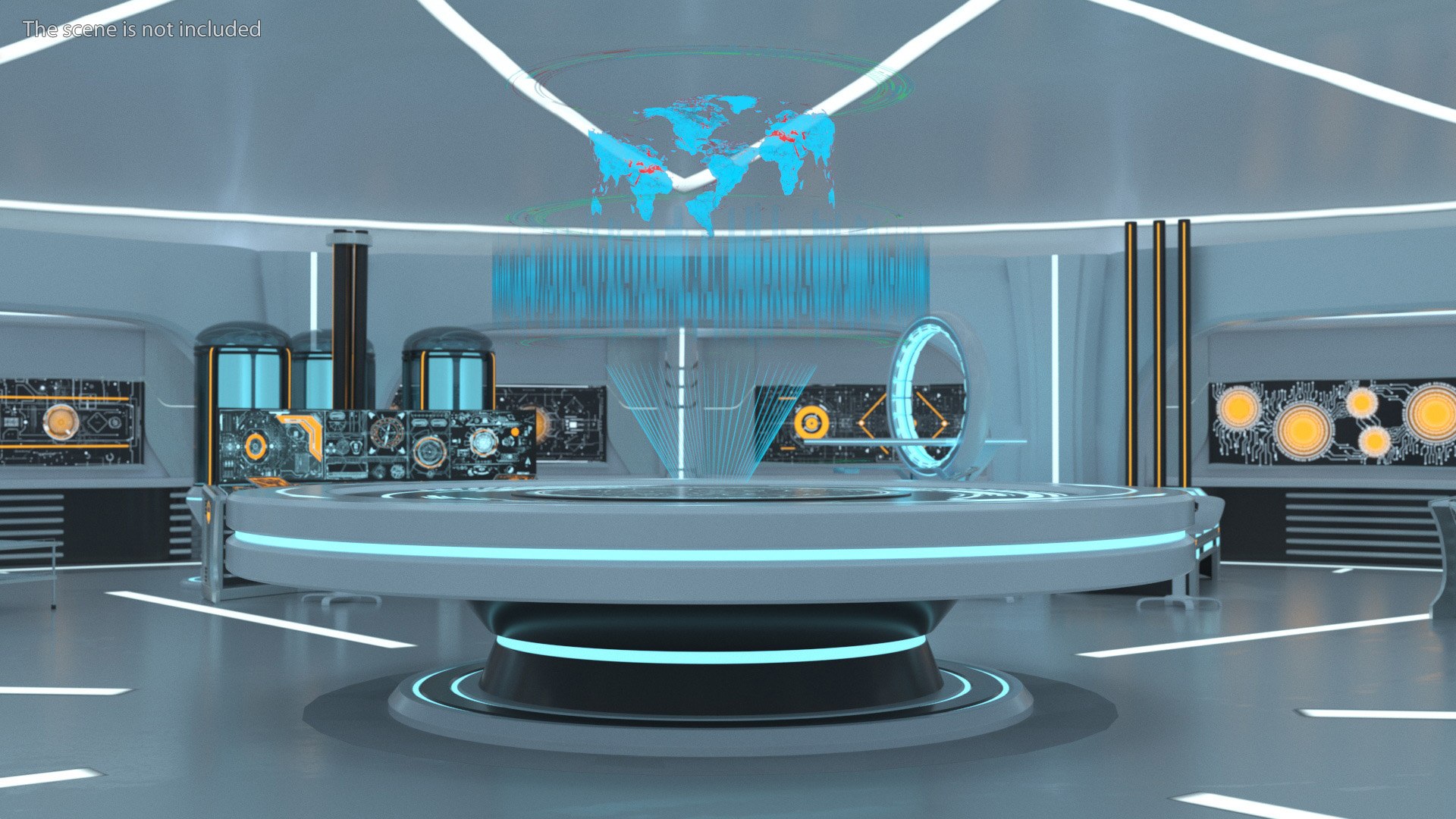 3D Futuristic Holographic Earth Display Model - TurboSquid 2316288