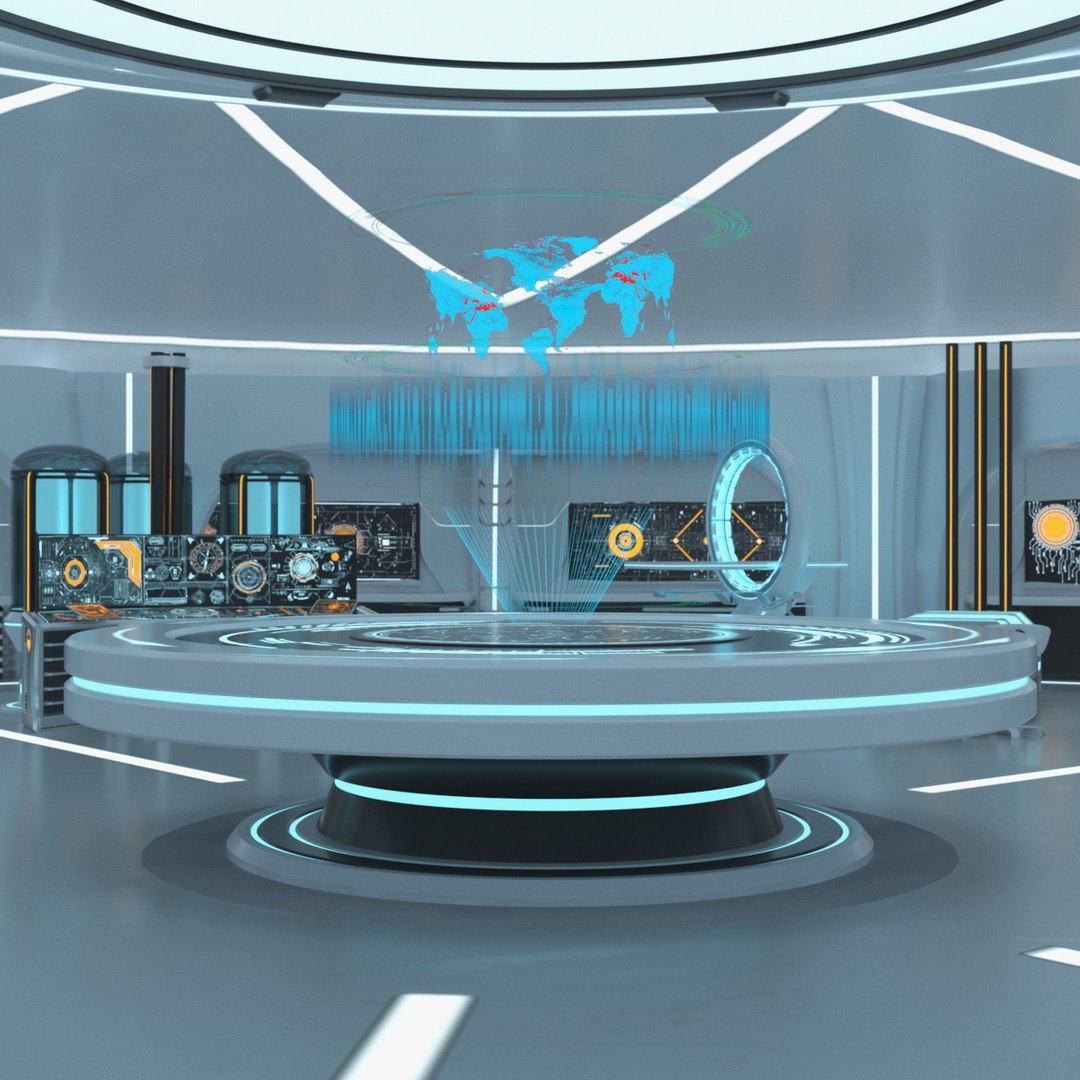 3D Futuristic Holographic Earth Display Model - TurboSquid 2316288