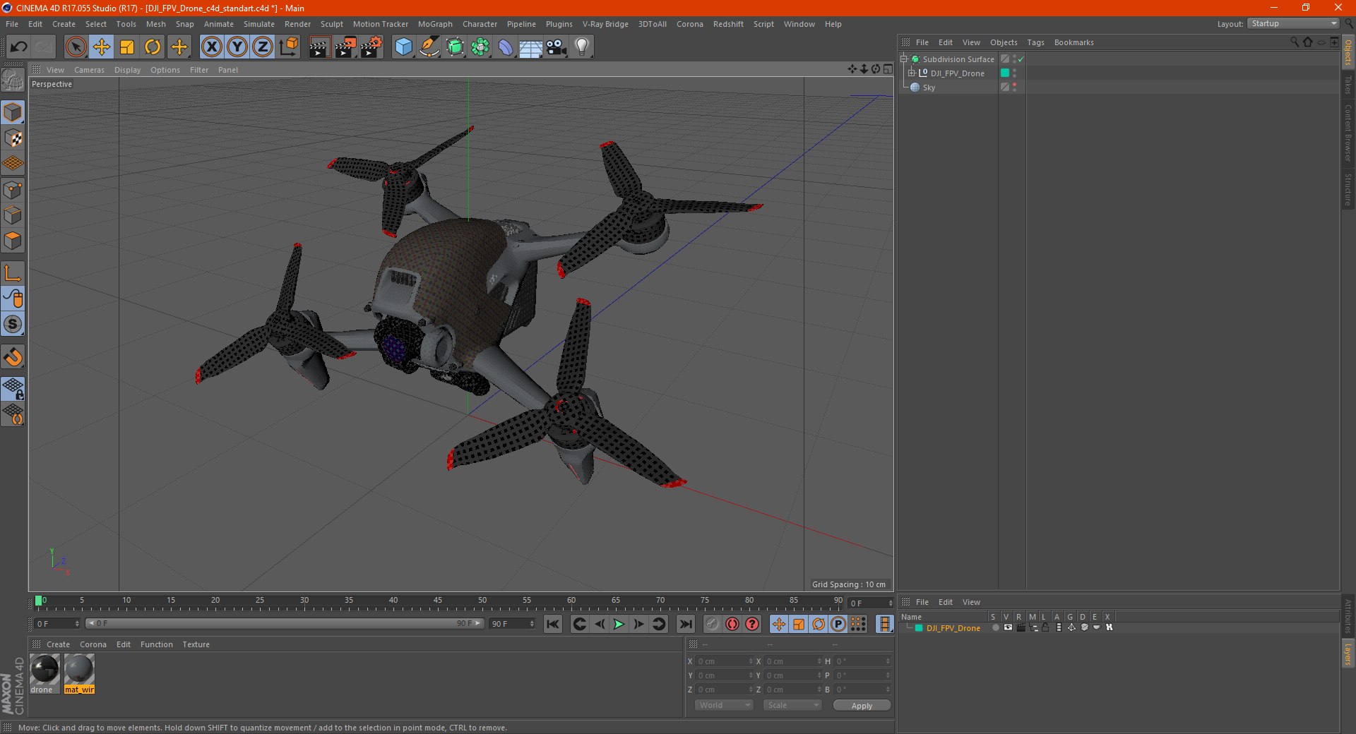 3D DJI FPV Drone model - TurboSquid 1783911