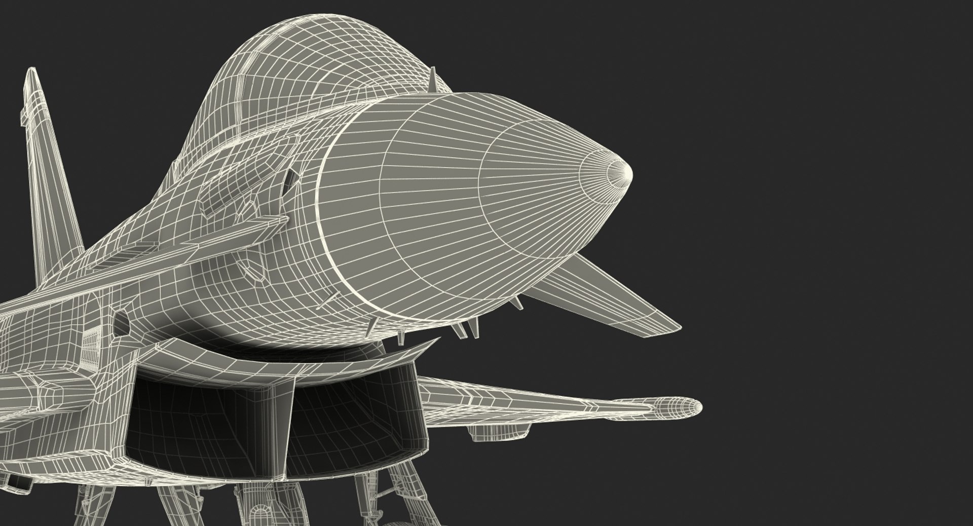 3d model fighter eurofighter typhoon