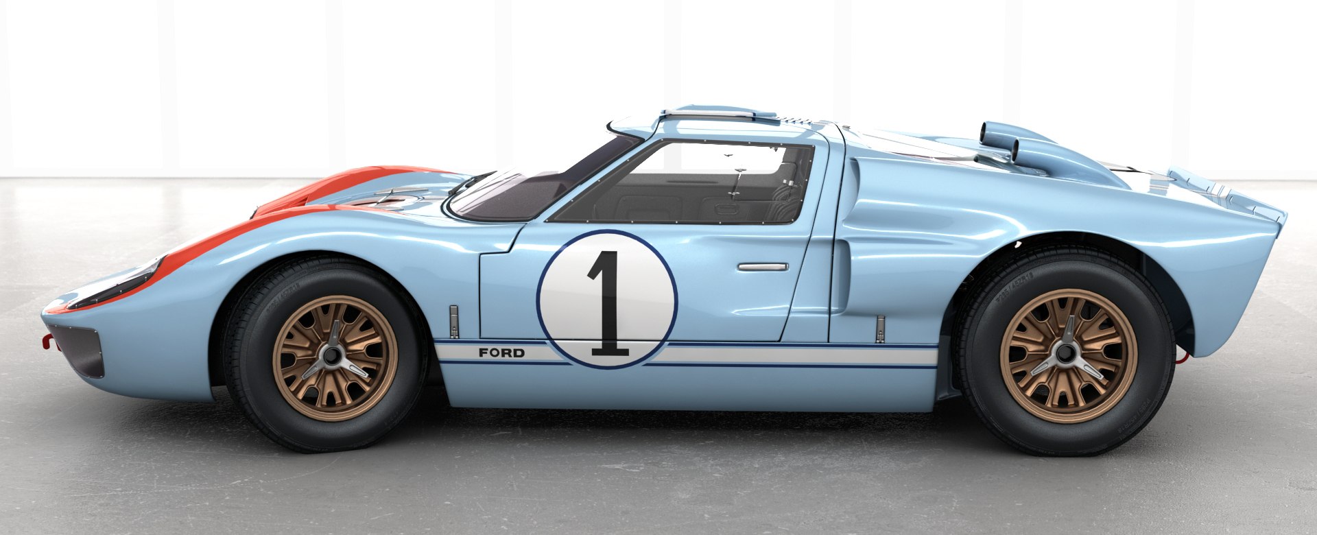 Realistic Gt40 1963 3D Model - TurboSquid 1588363