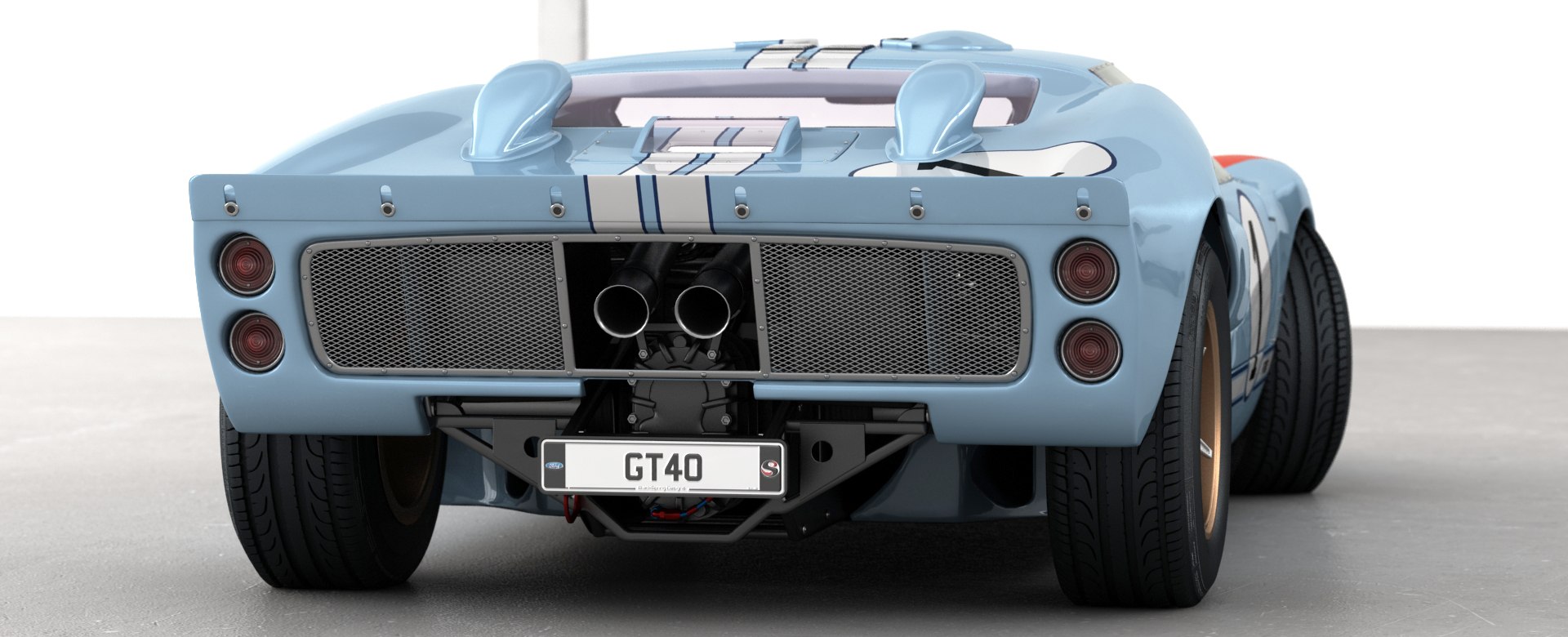 Realistic Gt40 1963 3D Model - TurboSquid 1588363