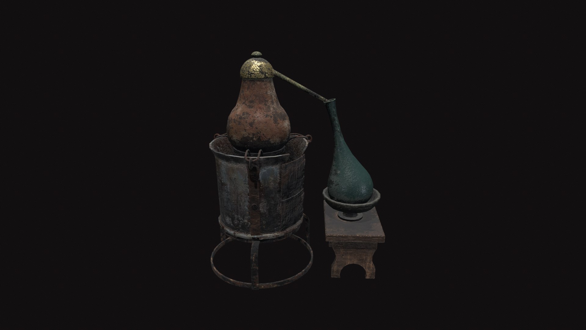 3D Medieval Alchemy Set - TurboSquid 2322724