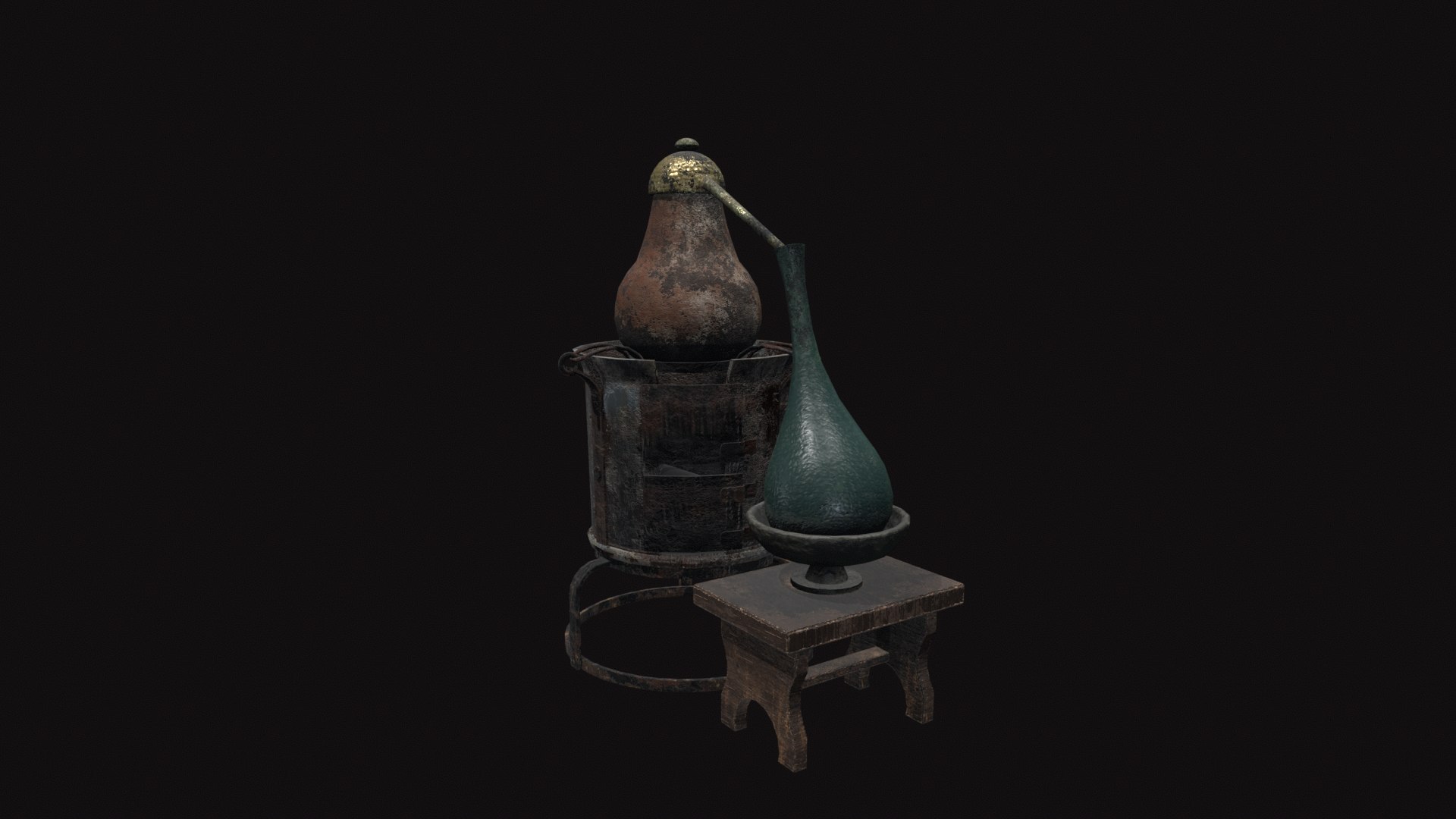 3D Medieval Alchemy Set - TurboSquid 2322724
