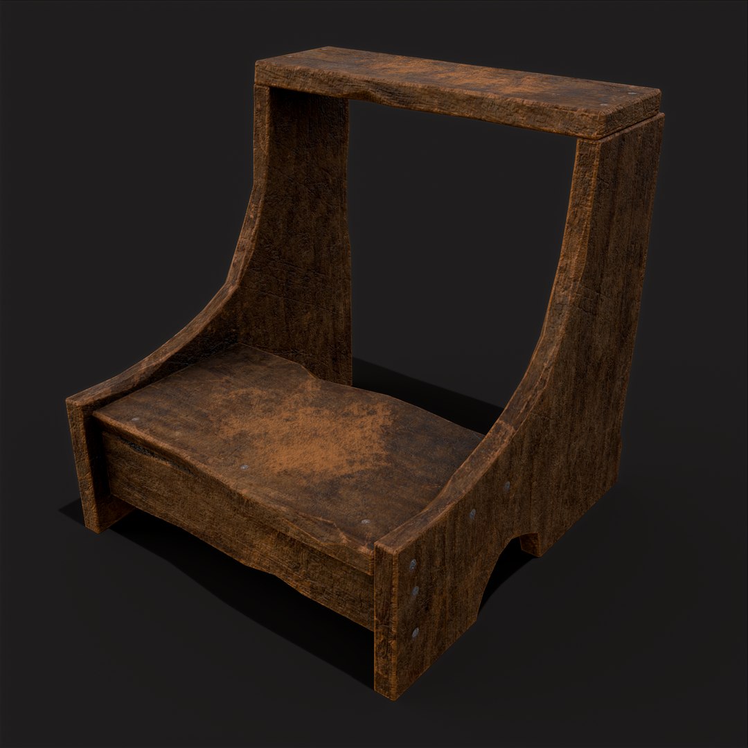 3D Medieval Style Three Ladders - TurboSquid 1937663