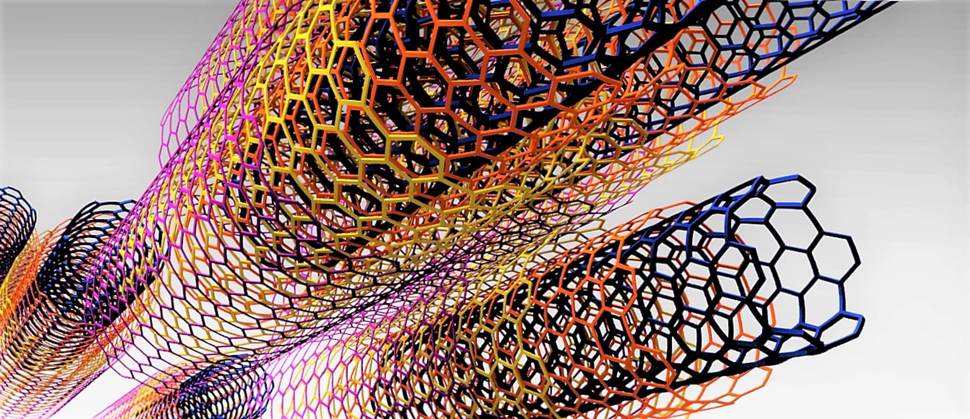 3d Model Carbon Nanotubes