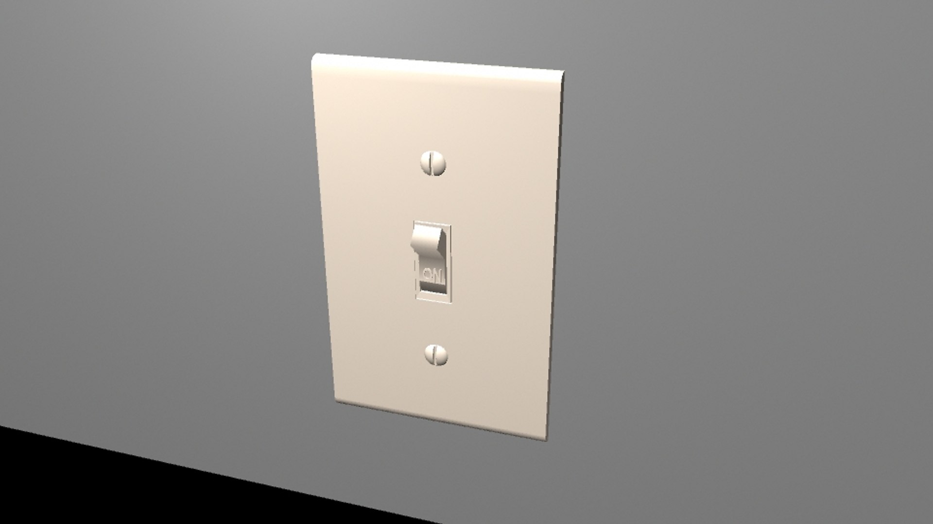 Light Switch 3d Obj